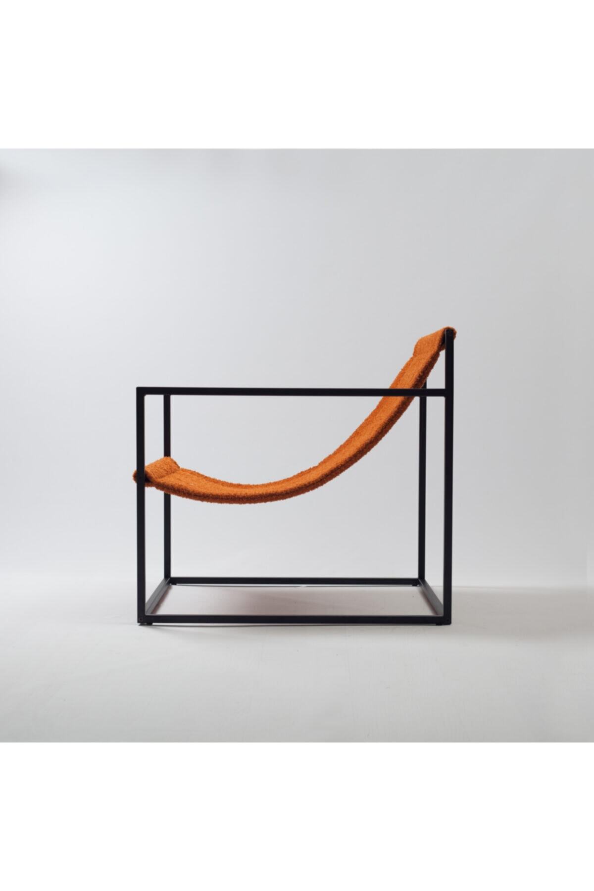 Fineroom Living " Bernie Chair " Metal Koltuk (turuncu)" - Fiyatı ...