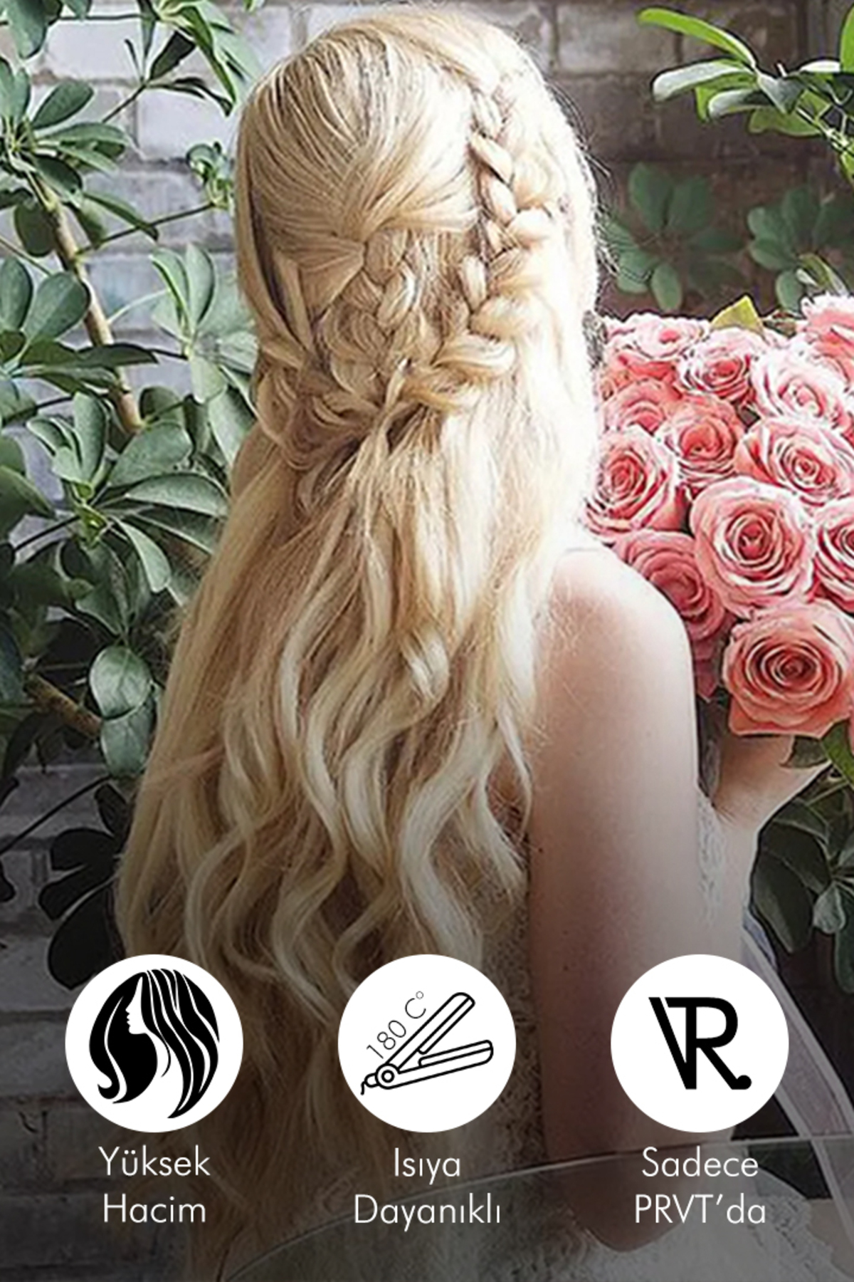 PRVT Ekstra Yoğun Hacimli 220gr. Dalgalı 2 Parça Yarımay - Yarım Ay Çıt ...