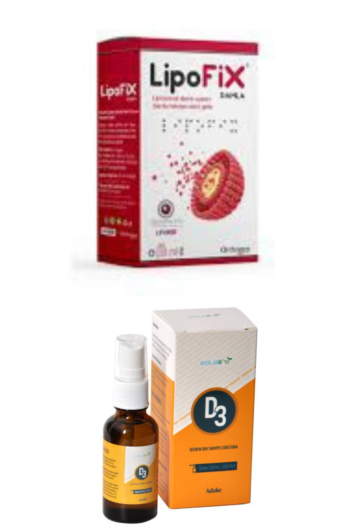 estellife Lipofix Lipozomal Demir Takviyesi Damla 30 ml-D3 Vitamin ...