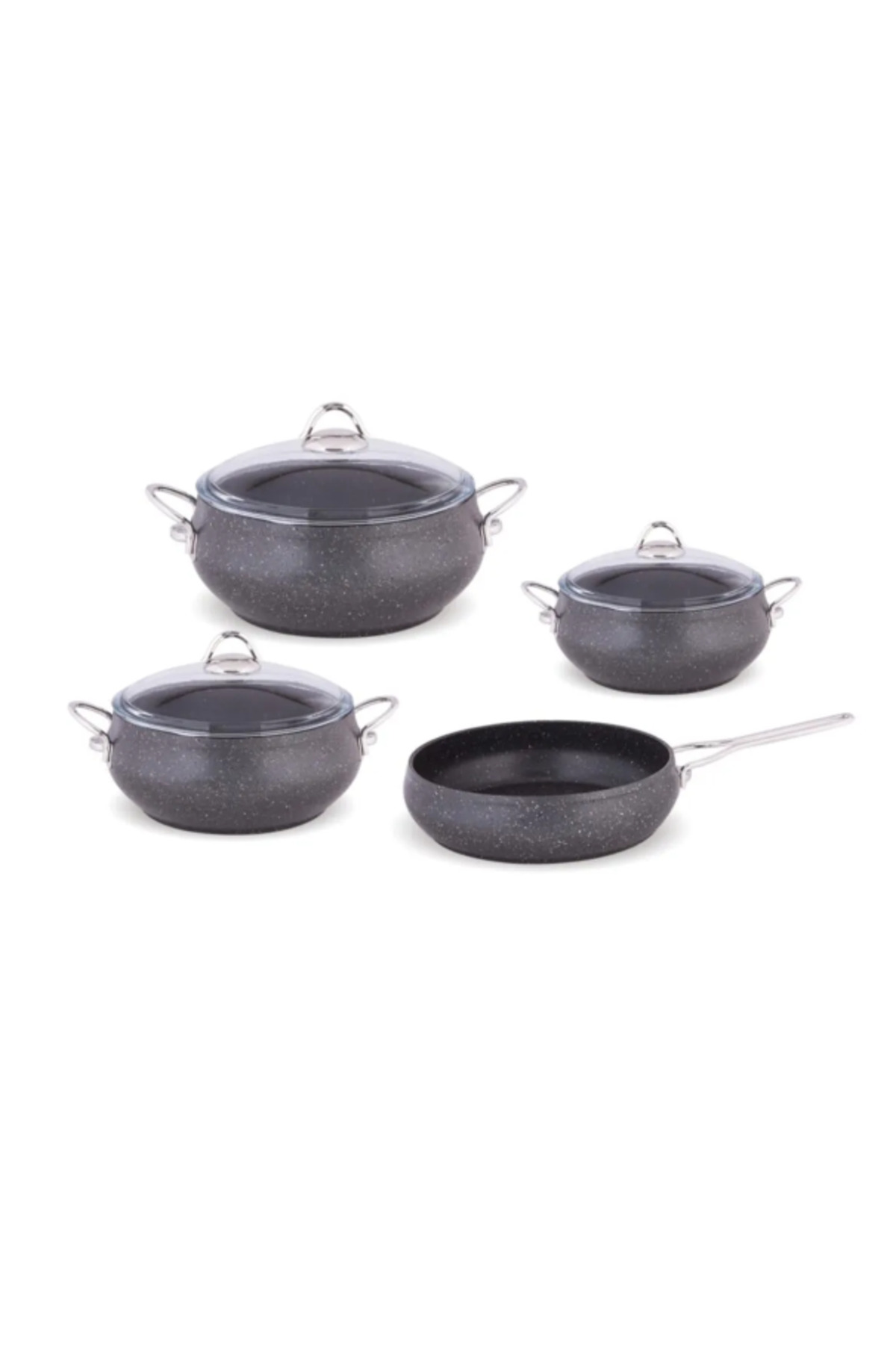 FMS G5006 Küre 7 Parça Granit Tencere Seti Gri Metal Fiyatı, Yorumları ...