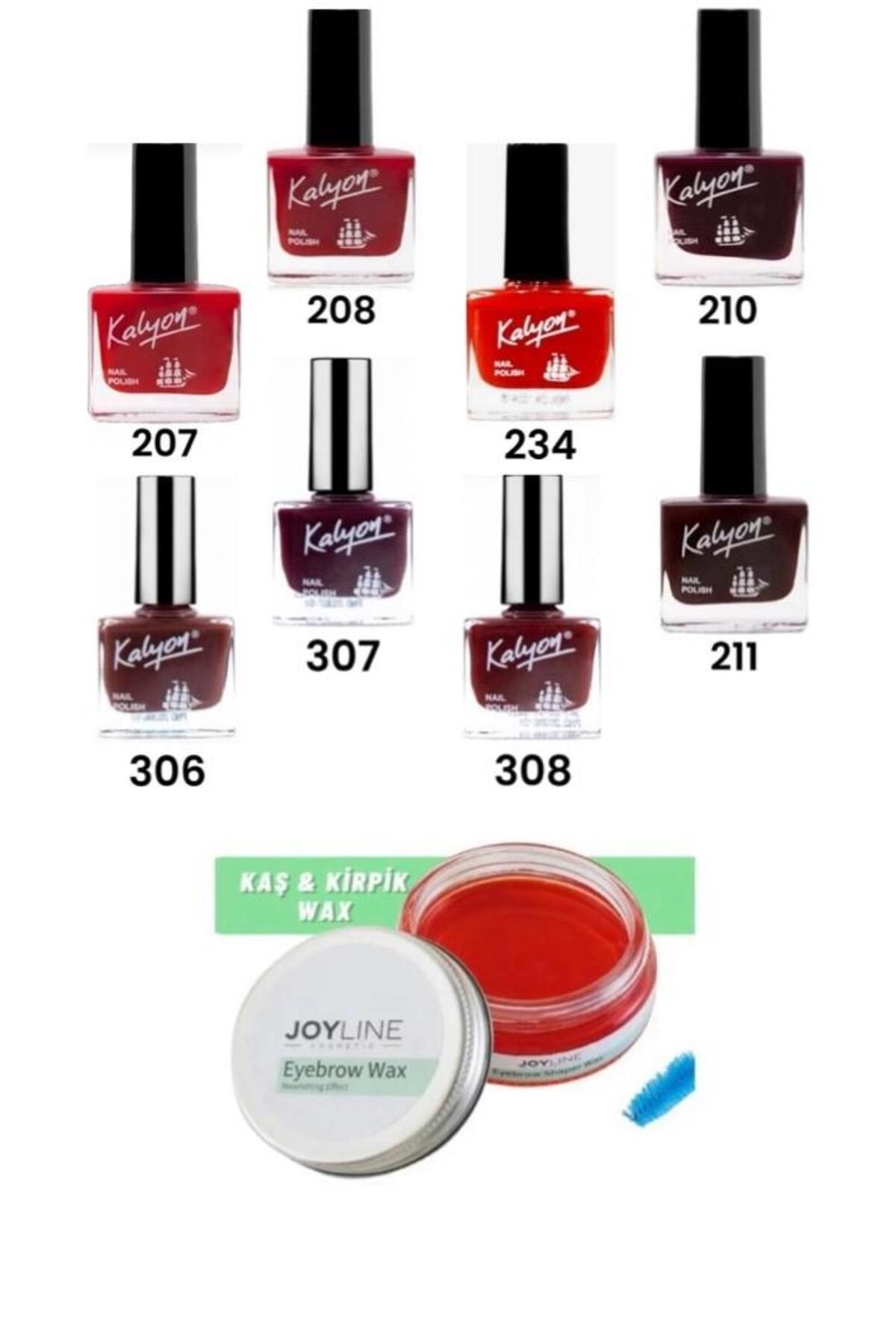 Kalyon Oje 8'Li Set-2+joy line Kaş Şekillendirici Ve Sabitleyici Wax ...