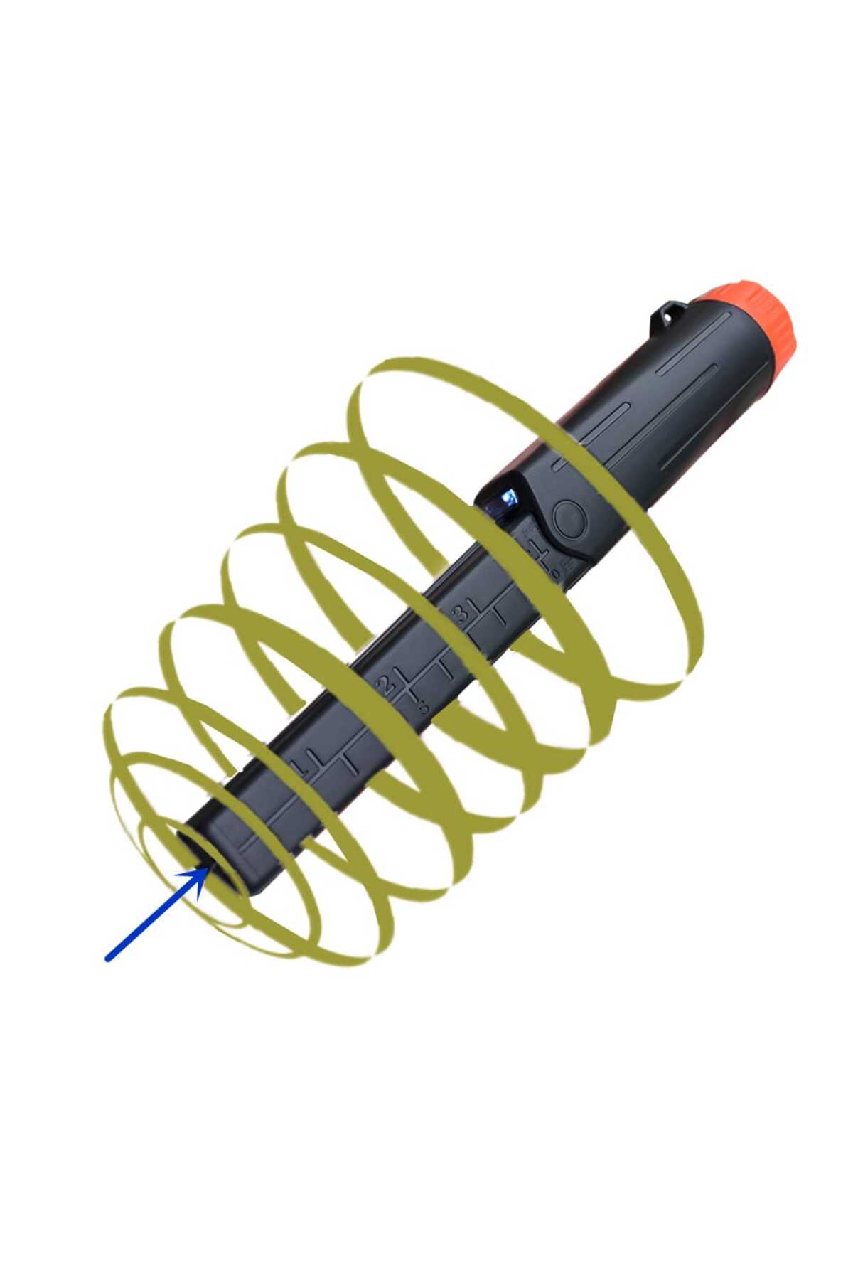 tc17 TC-17 Pointer 2 Pinpointer Siyah Renk Altın Metal Dedektörü Hazine ...