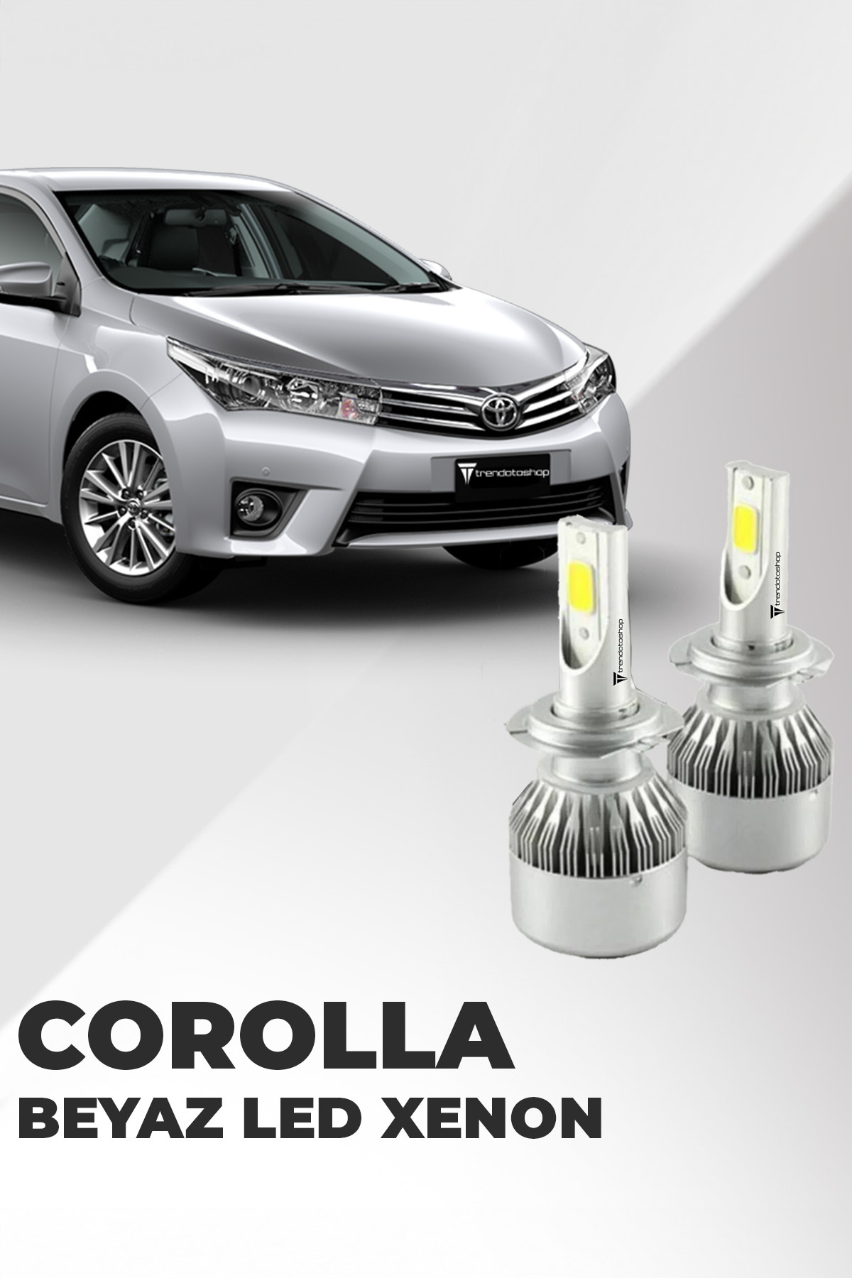 C9 Toyota Corolla 2004-2012 Şimşek Etkili Sis Led Xenon Far Ampulü ...