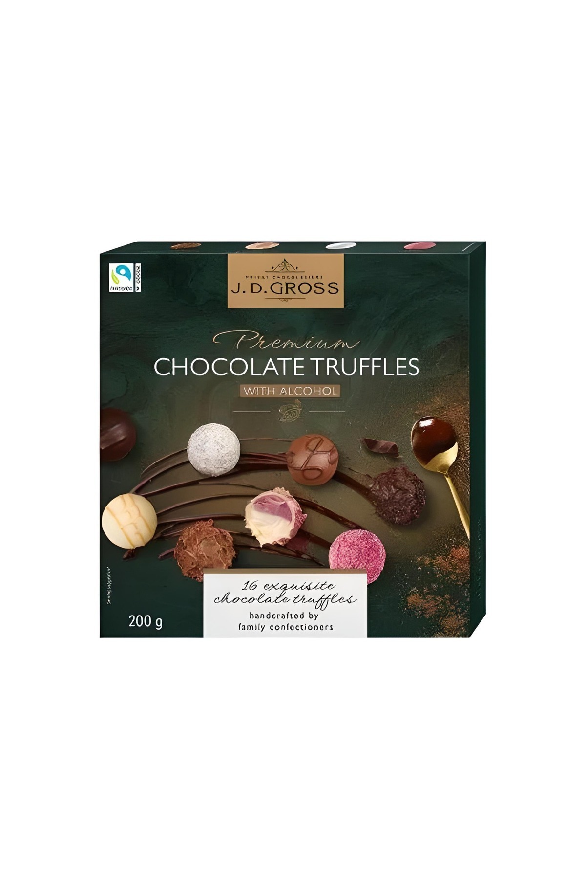 J.D Gross J.D. Gross Premium Chocolate Truffles with Alcohol 200g ...