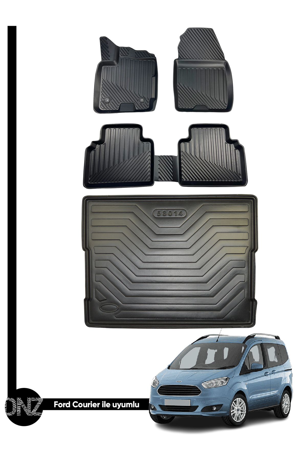Black Gold Ford Courier 3D Havuzlu Paspas + Bagaj Havuzu İkili Set Fiyatı, Yorumları - Trendyol