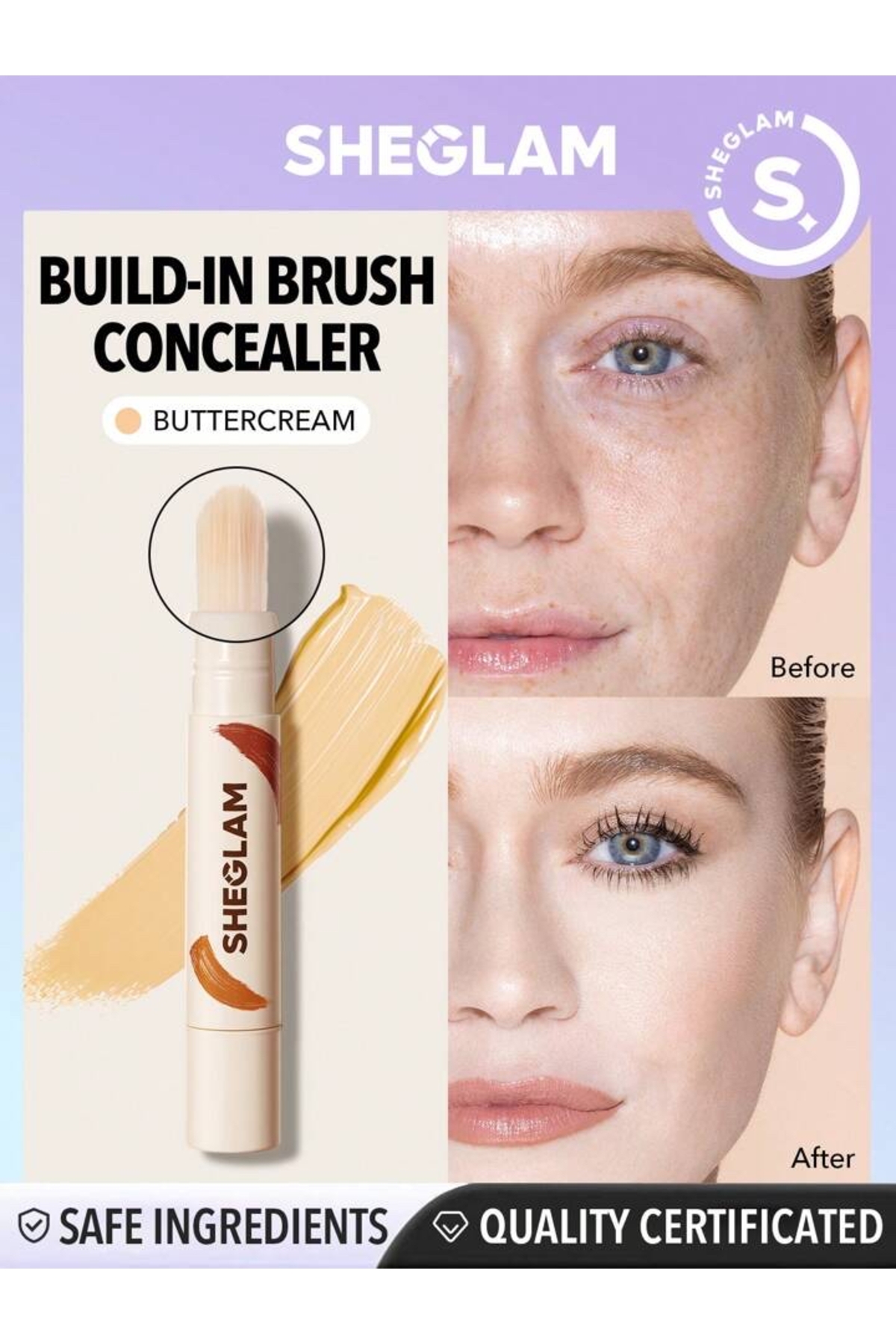 SHEGLAM Perfect Skin High Coverage Concealer-Buttercream Fiyatı ...