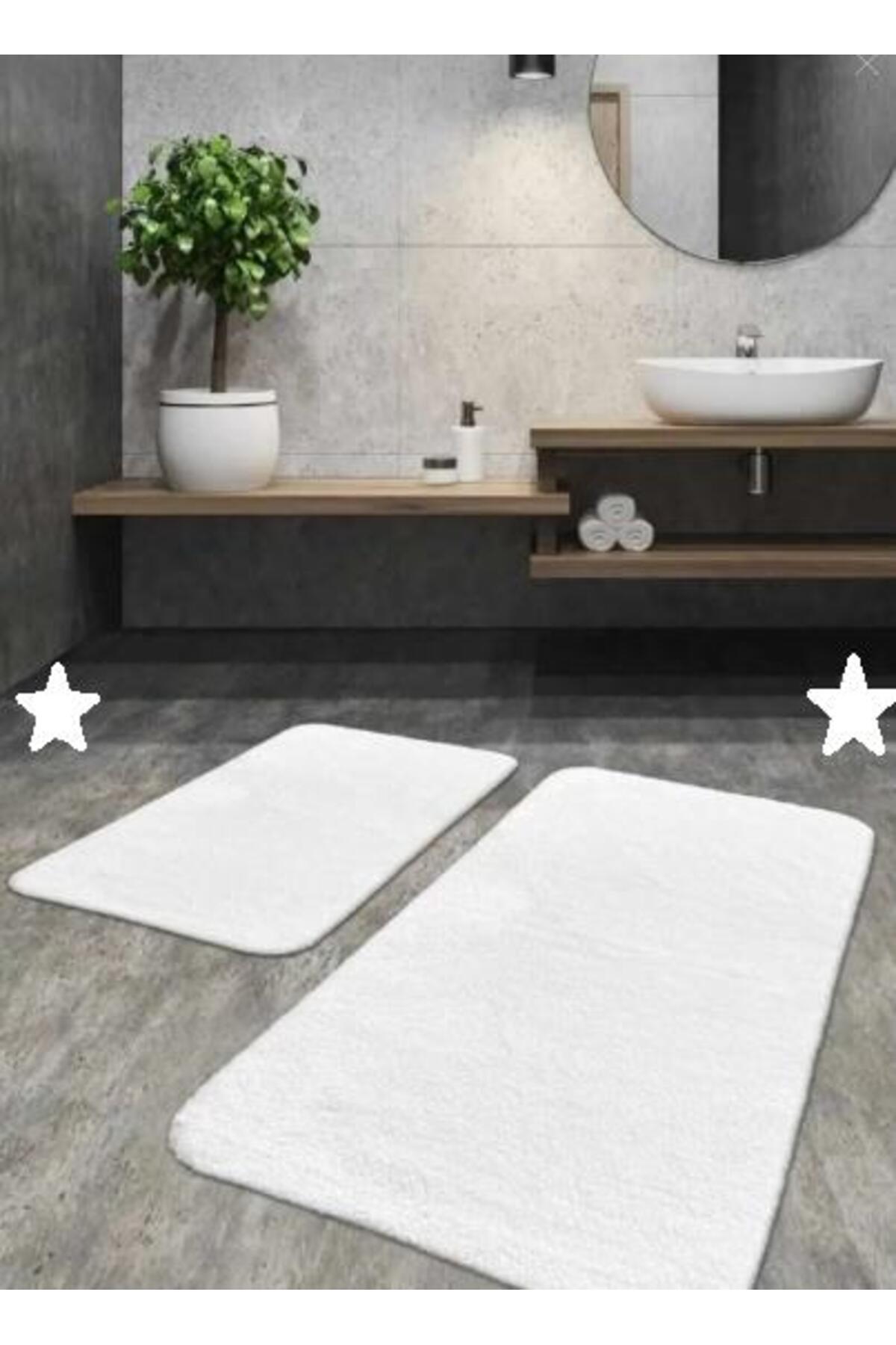 alas teks ALAS EV TEKSTİL POST PELUŞ PASPAS TAKIMI 2'Lİ 100*60 CM ...
