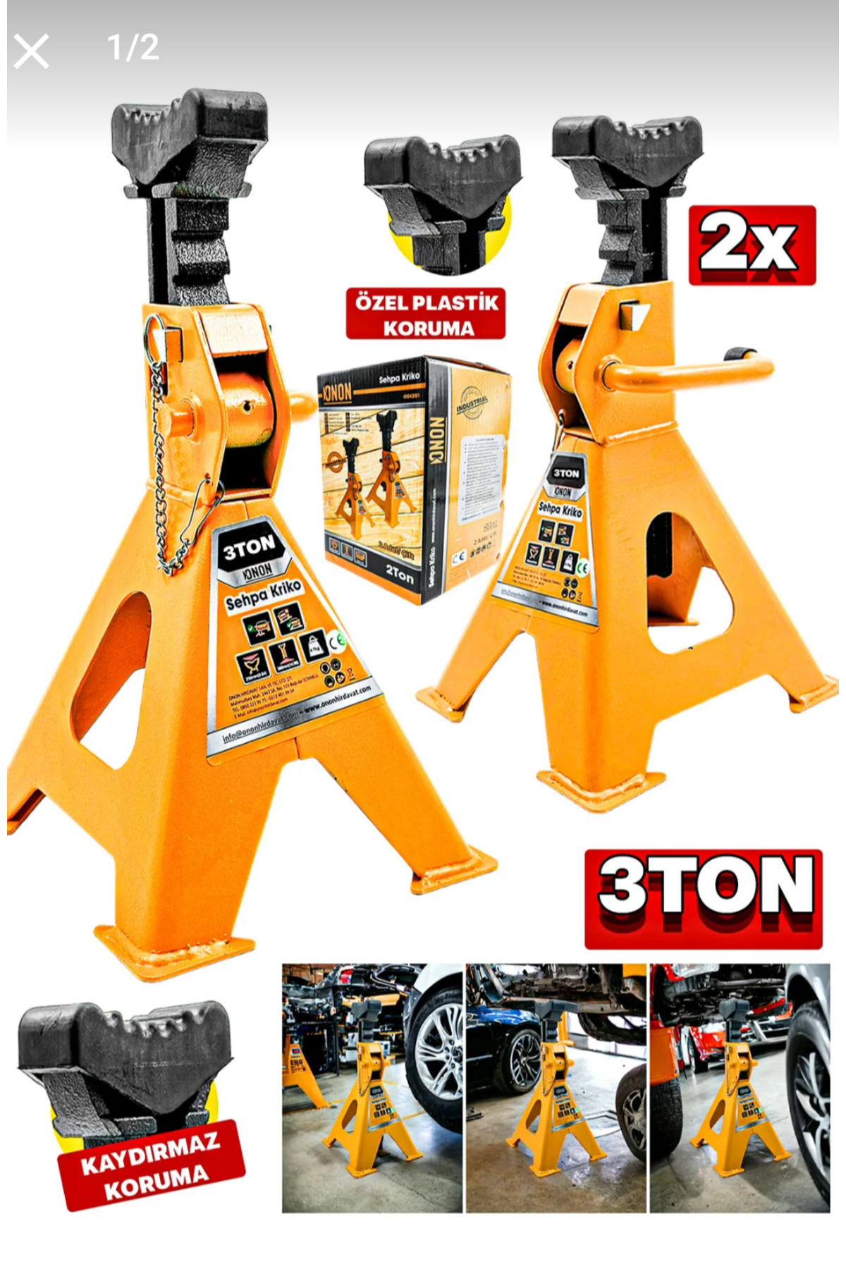 HakanTorna 3 Ton Under Vehicle Feeding Coffee Table Jack Stand with ...