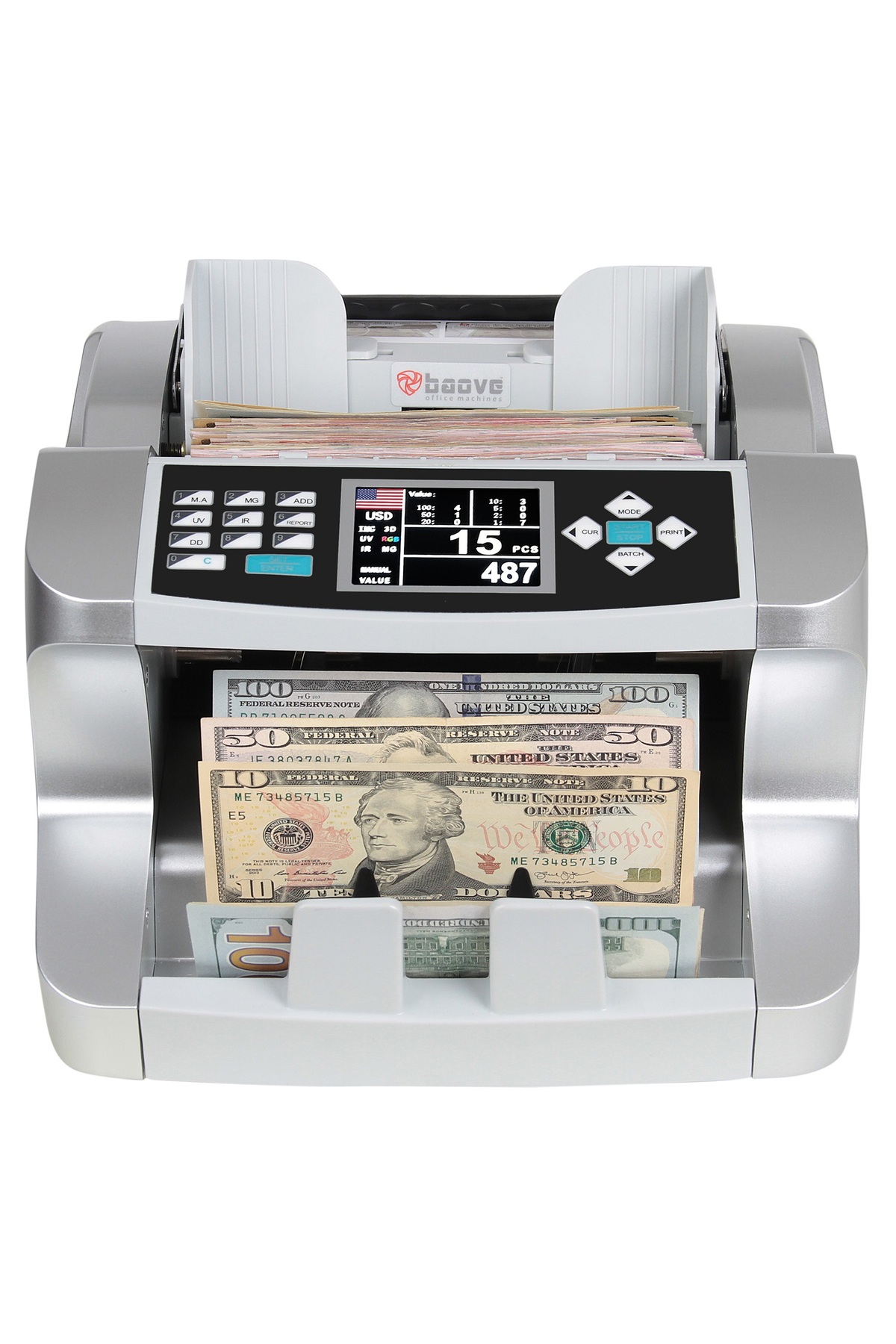 baove GB9300B Karışık Para Sayma Makinesi - Sahte Yakalama - TL, Euro ...