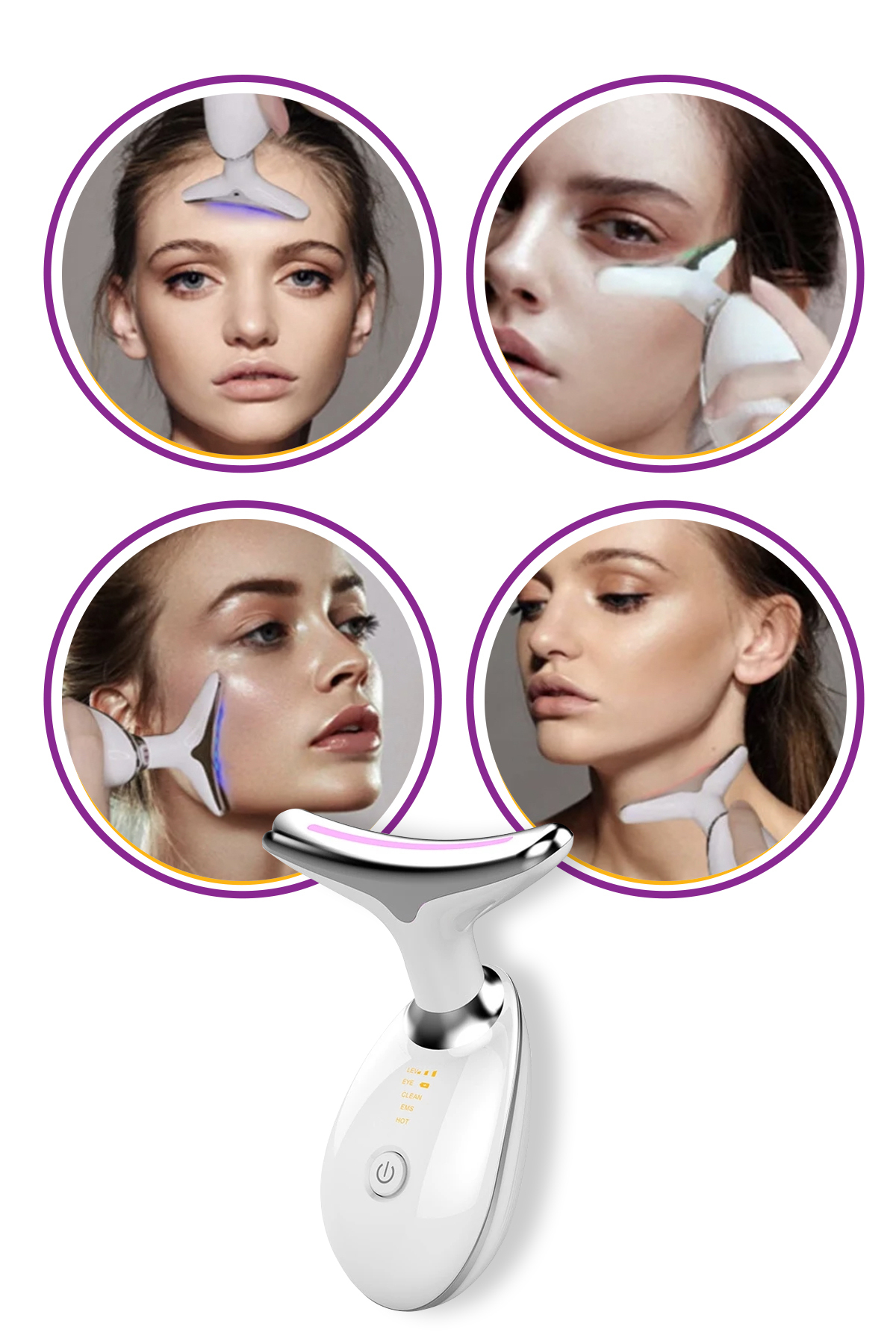 Microshine Boyun Ve Yüz Ems Güzellik Cihazı ( Gıdık,sarkma Ve Cihaz ...