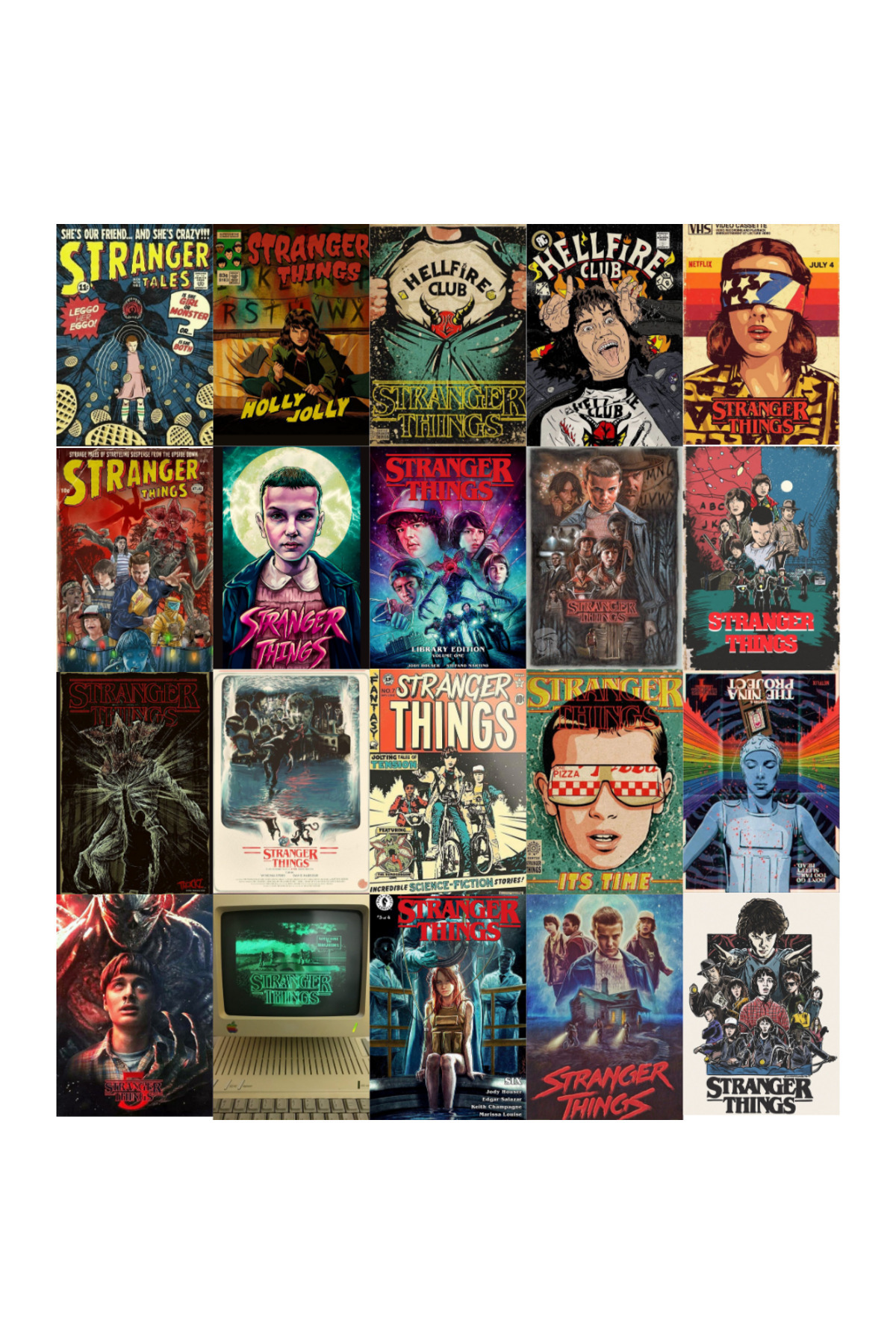 Ororabutik Stranger Things-Stranger Tales-Netflix Poster Seti-20 Adet ...