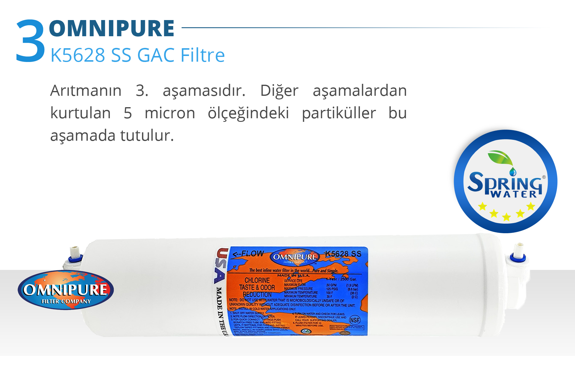 Spring Water Aqua Love Premium %100 Amerikan Atık Su Üretmeyen Su ...