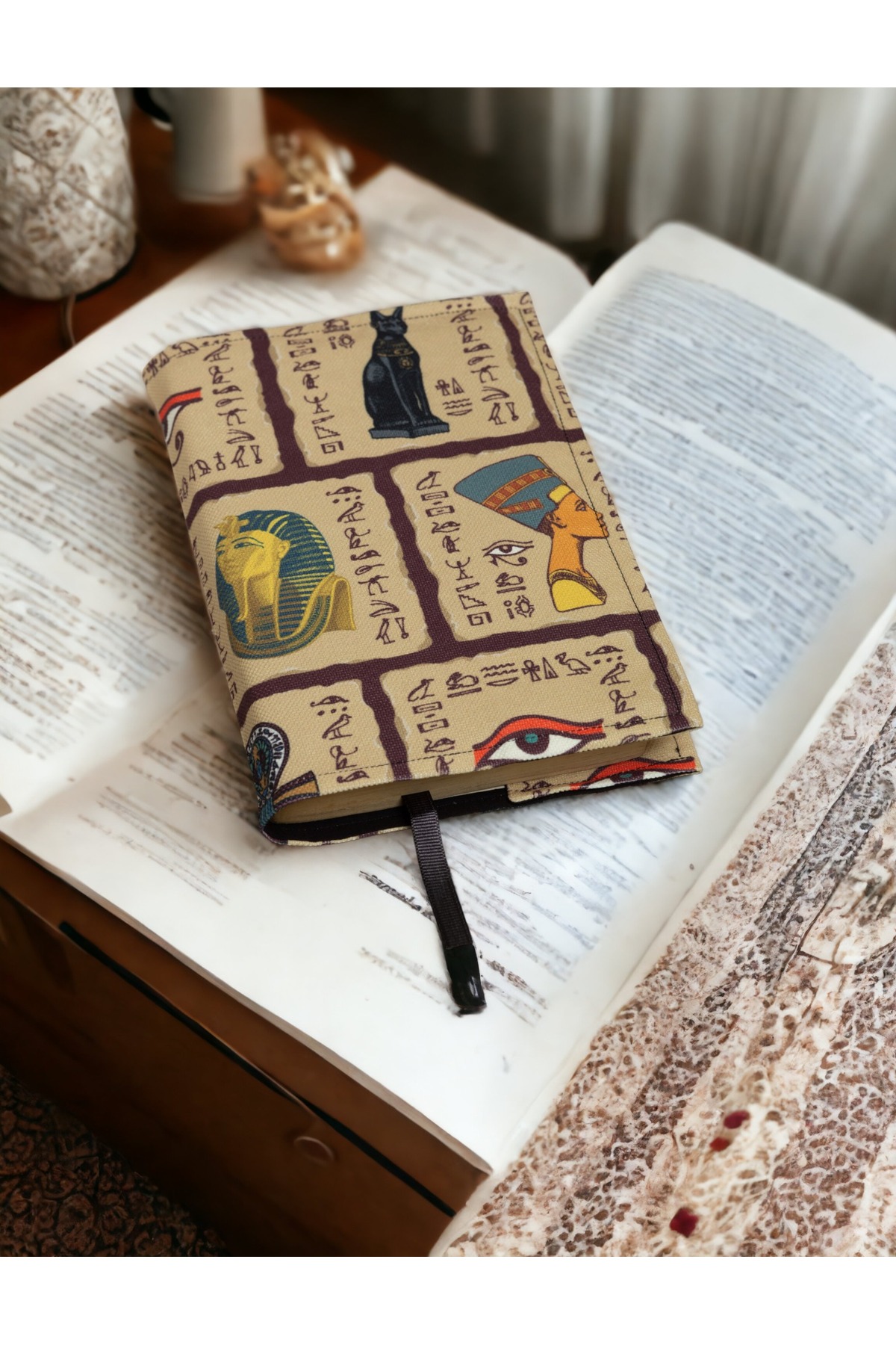 MABUDE Kitap Kılıfı Fabric Book Cover Kitap Koruma Organizer Fiyatı ...