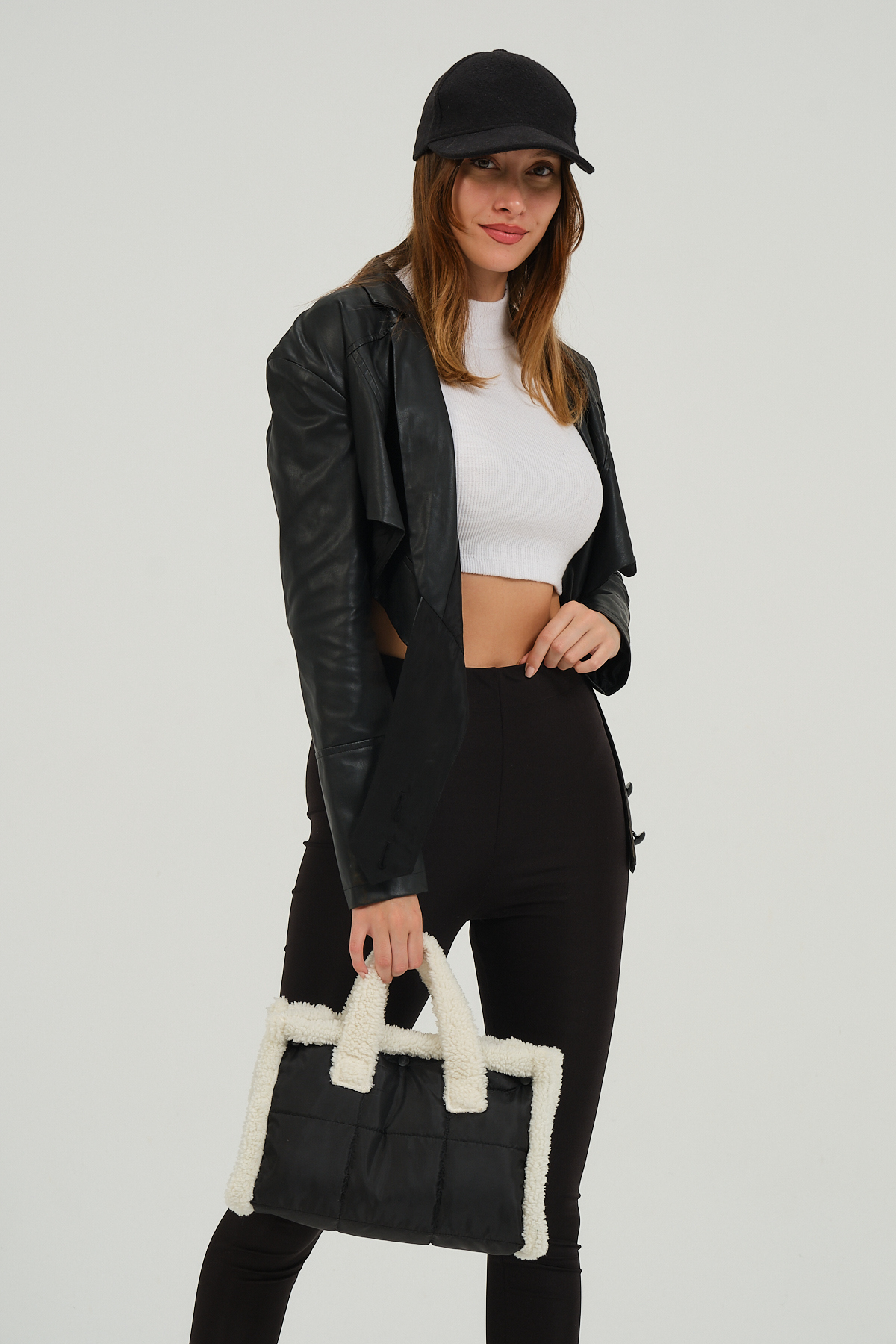 QUTBAG Kapitone Peluş Design Capanelli Çanta - Fiyatı, Yorumları