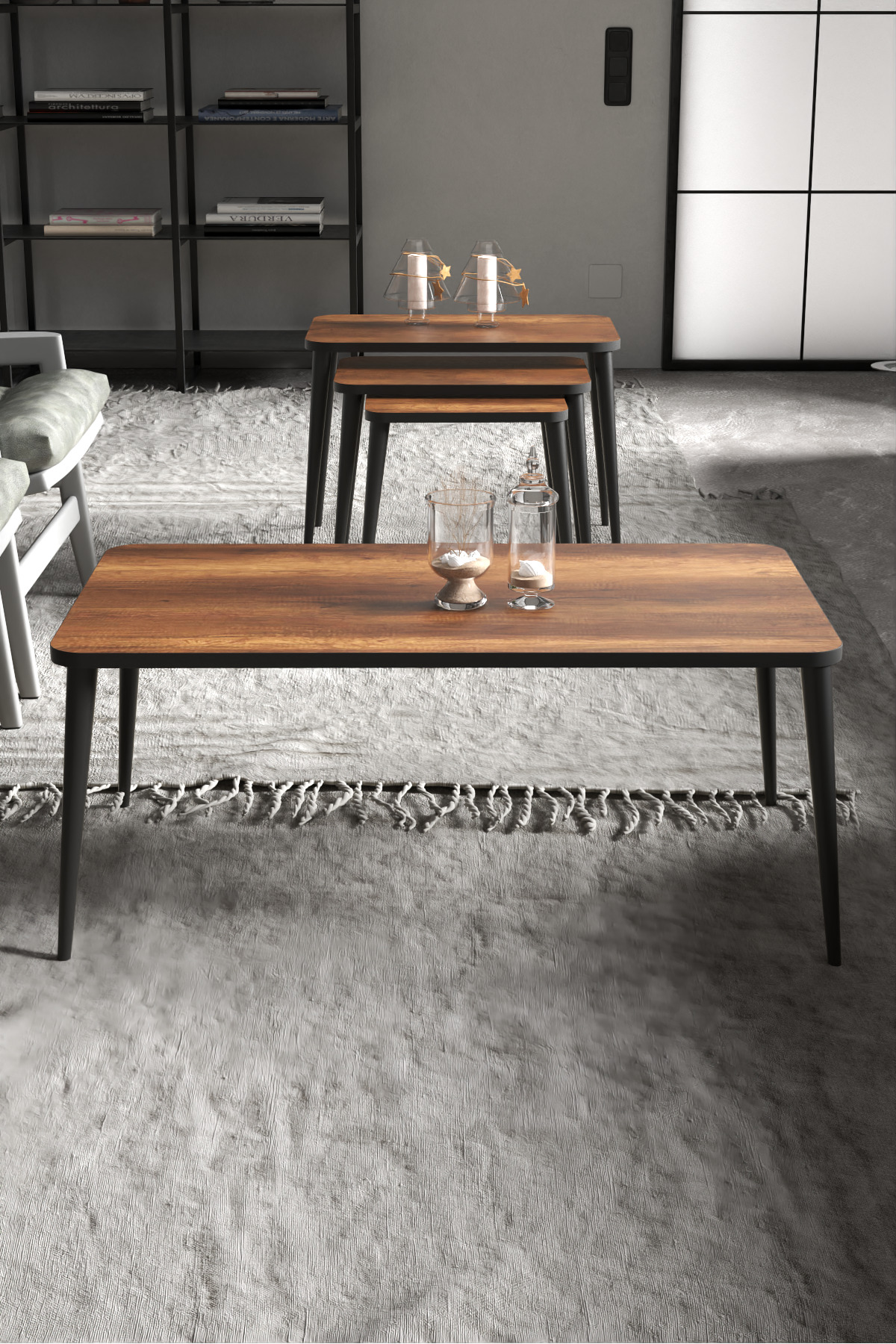 Cosargroup Zigon Sehpa Ve Orta Sehpa Torna Set Barok - Fiyatı, Yorumları