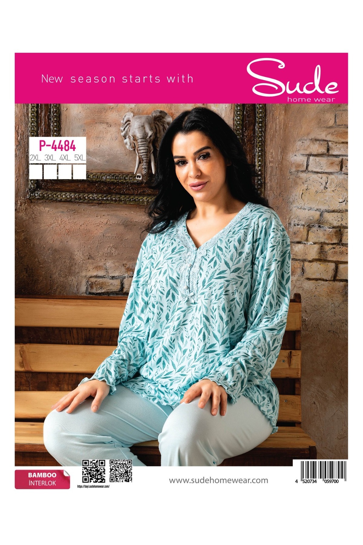 Sude P-4484 BAMBU BATTAL INTERLOK PİJAMA TAKIMI Fiyatı, Yorumları ...