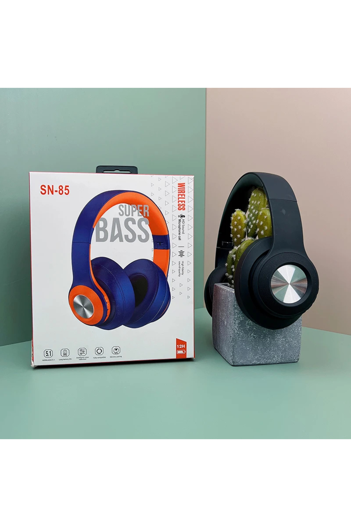 Torima Sn-85 Kablosuz Kulaklık Bluetooth 5.1 Siyah - Fiyatı, Yorumları