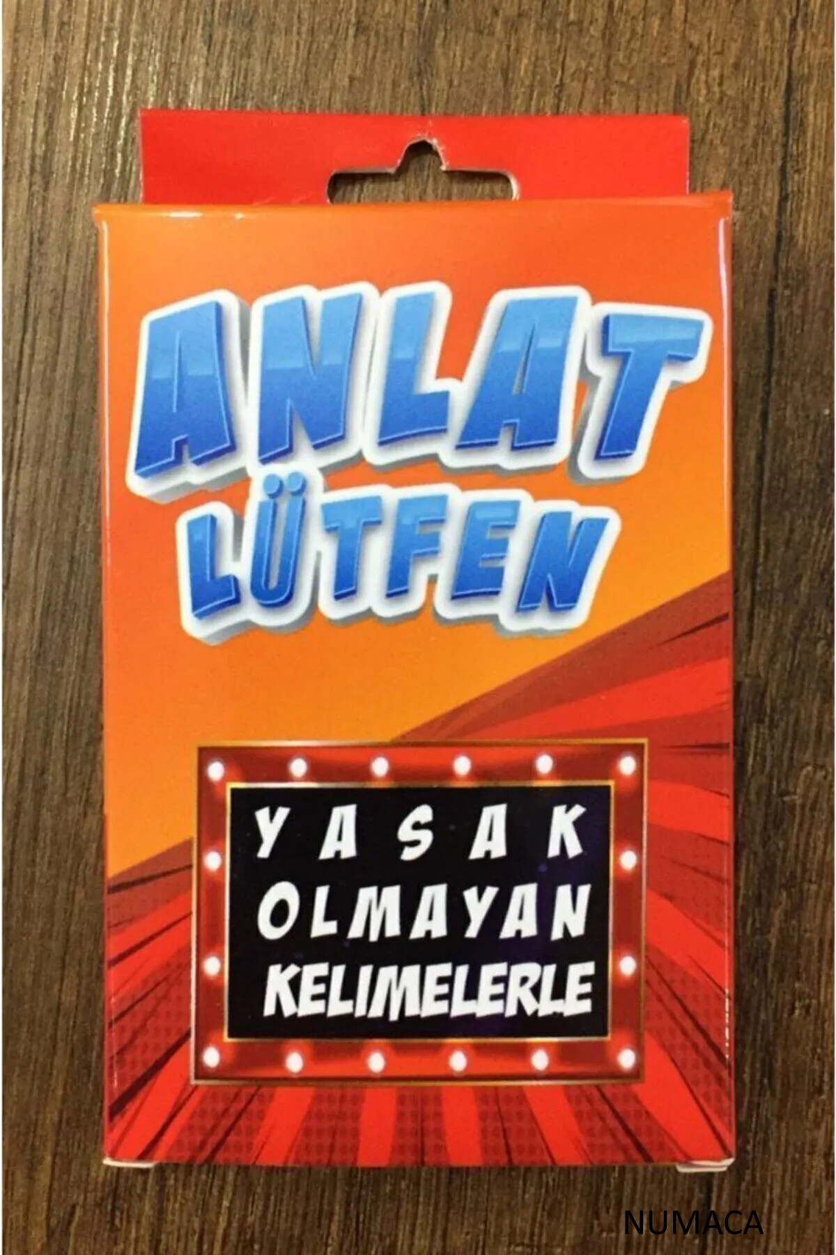 Numaca Anlat Lütfen - Mini Tabu - Zeka Kart Oyunu - Oyun Kartı - Kart ...