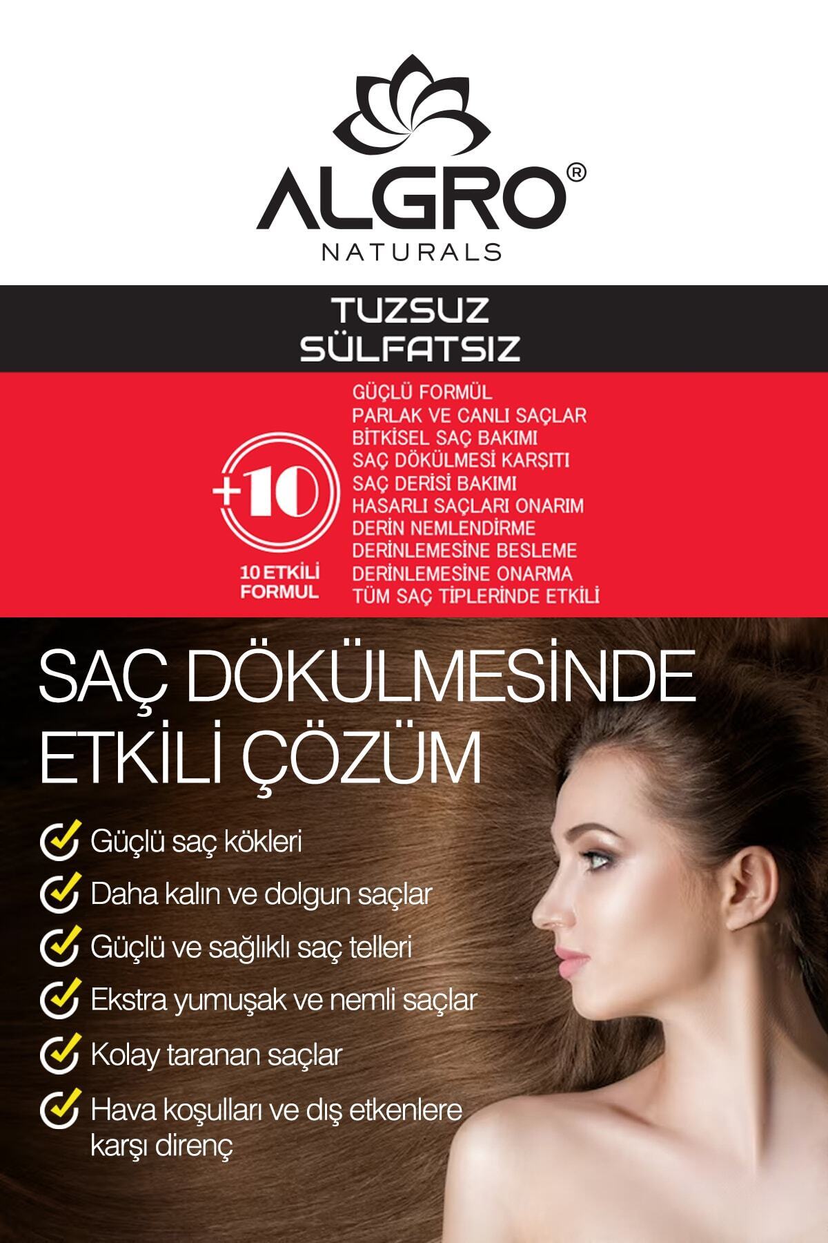 Algro Redline Keratin & Collagen Besleyici Saç Bakım Şampuanı Dökülme ...