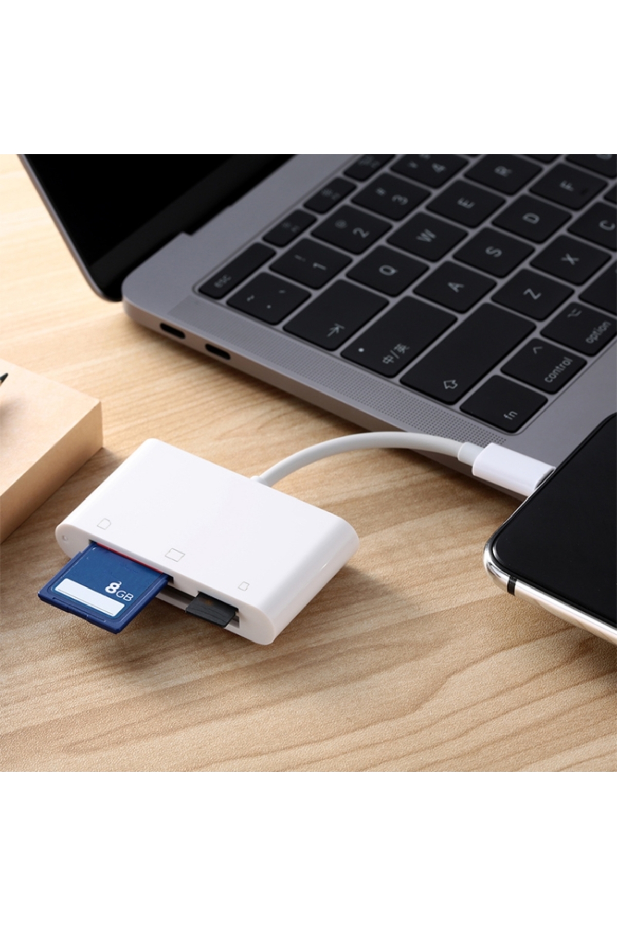 Techmaster Iphone Ipad Ipod Sd Tf Cf Kart Okuyucu Adaptör Çevirici ...