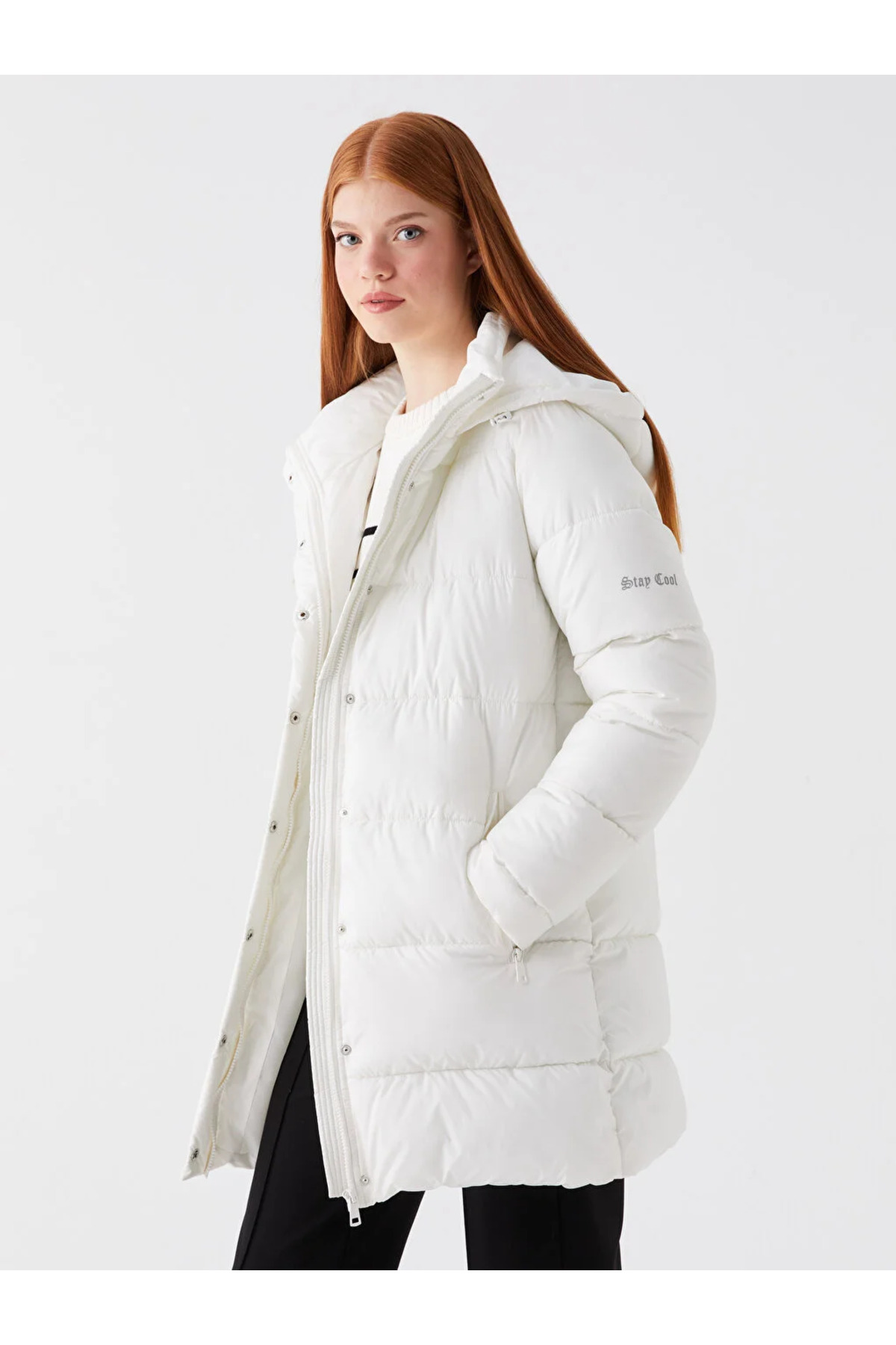 LC Waikiki XSIDE Kadın Kapüşonlu Düz Şişme Mont Fiyatı, Yorumları ...