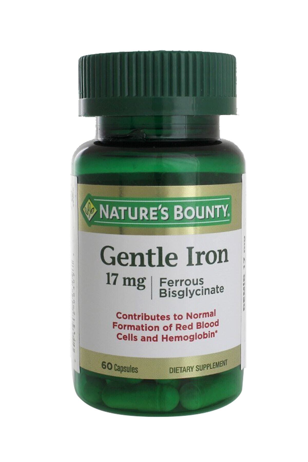 Natures Bounty Gentle Iron 17 mg 60 Kapsül Fiyatı, Yorumları - Trendyol