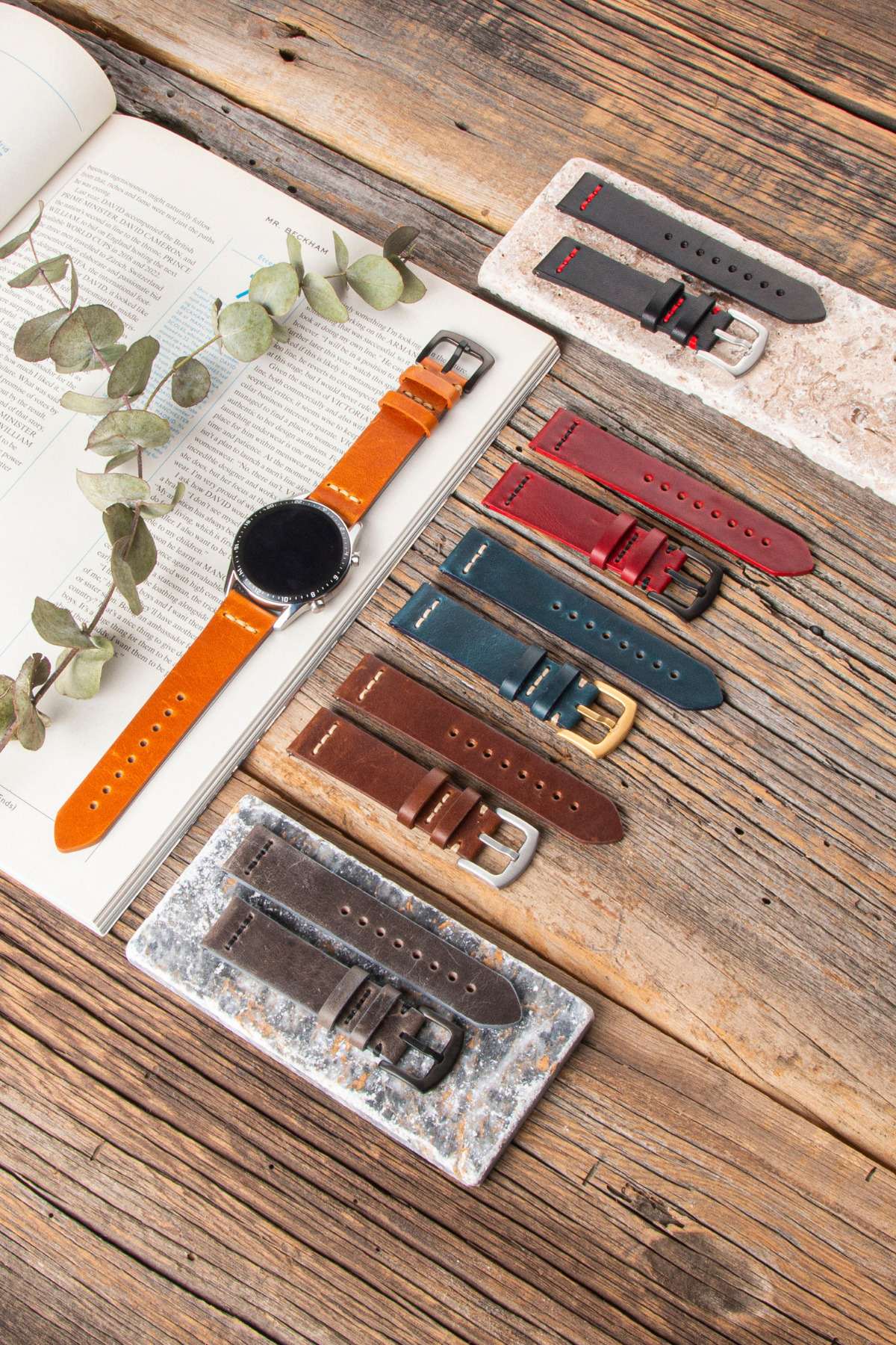 vagave Fossil FS4656 22 mm Uyumlu Hakiki Deri Saat Kordonu Kayışı ...