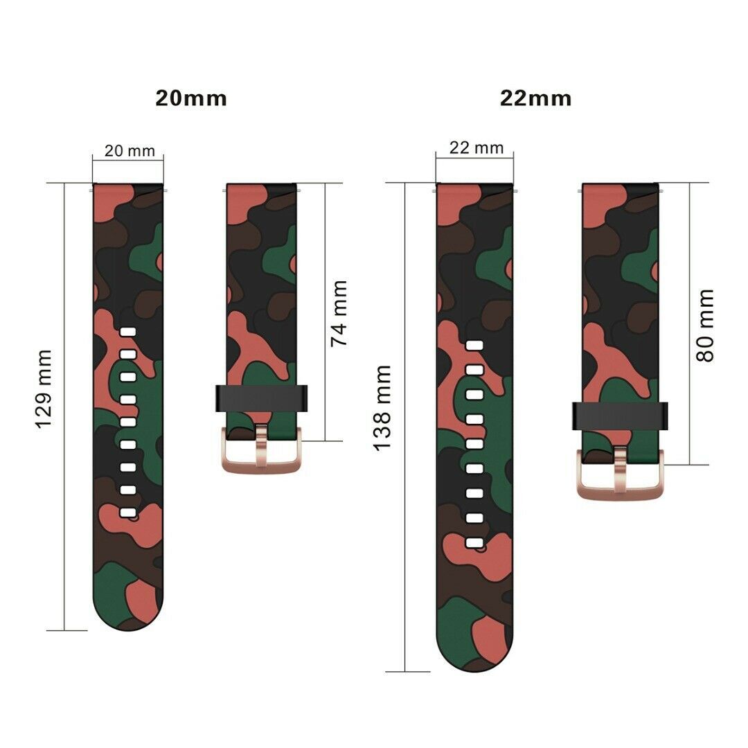 Techmaster Huawei Watch Gt Gt2 Gt3 Gt4 Honor Watch Uyumlu Kamuflaj ...