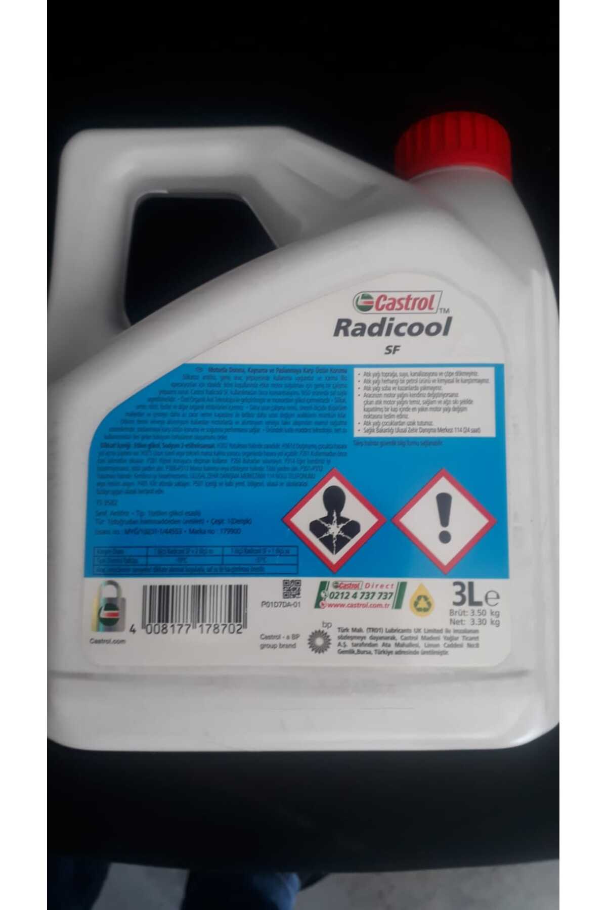 Castrol RADİCOOL SF KIRMIZI ANTIFIRIZ 3 L Fiyatı, Yorumları - Trendyol