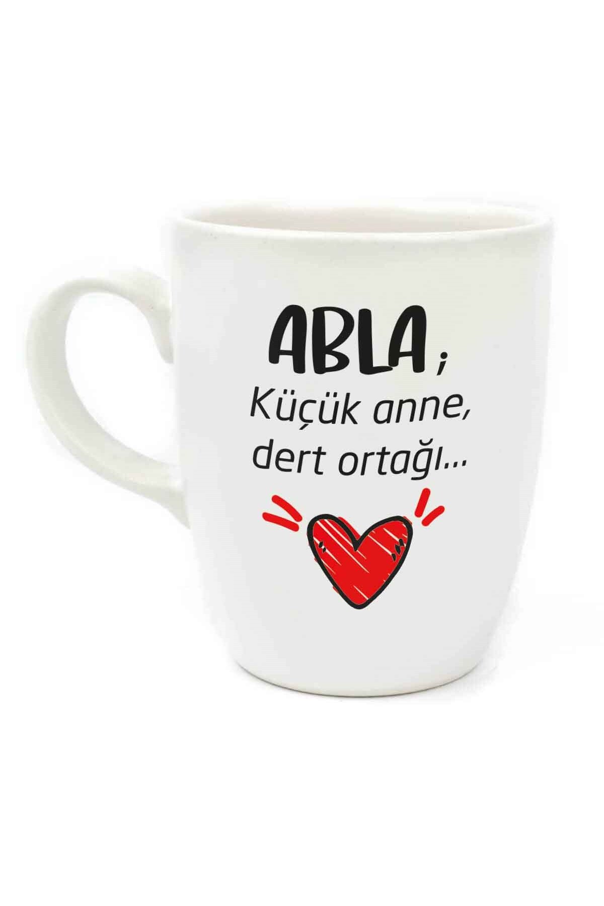 Palto Tasarım Abla Krem Oval Kupa - Hediye Seramik Kupa Fiyatı ...