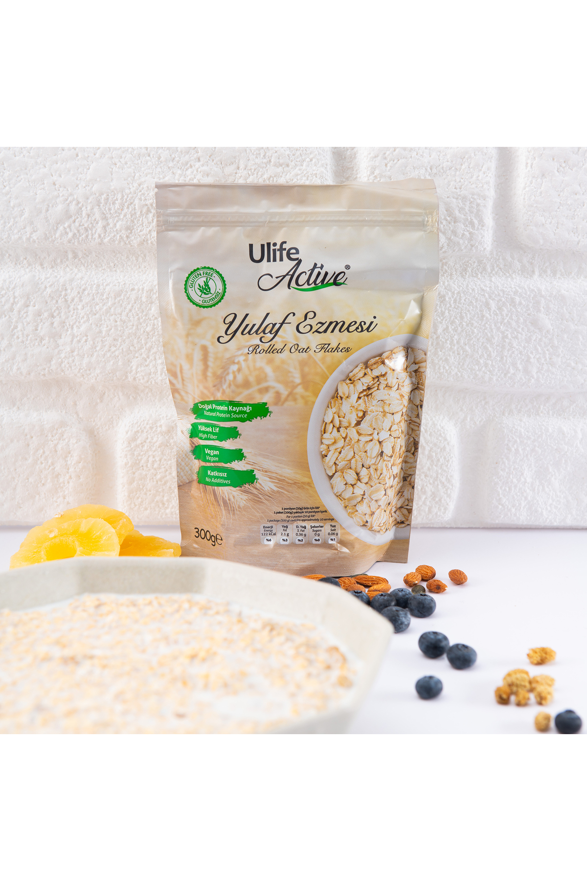 uLife Active Glutensiz Yulaf Ezmesi 300gr. - 6 Adet Fiyatı, Yorumları - Trendyol