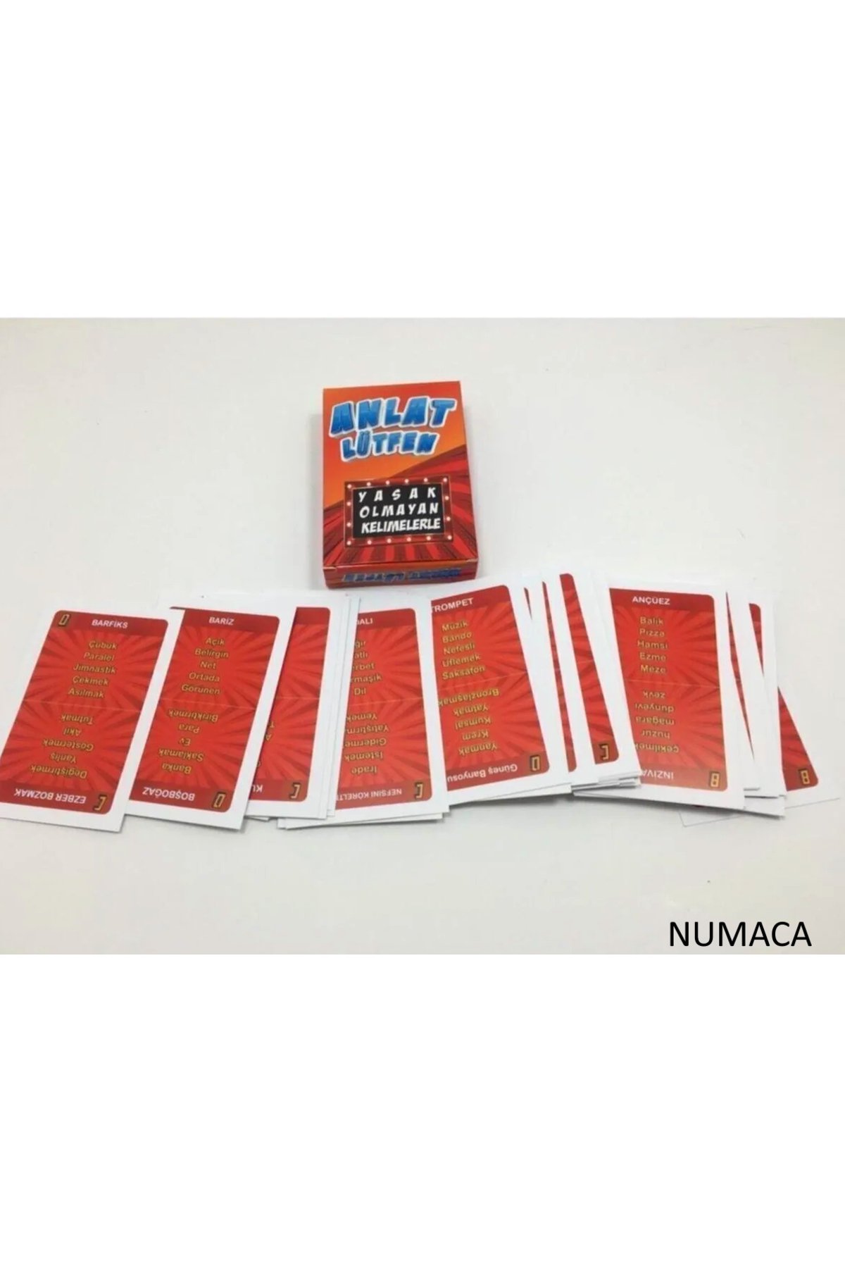 Numaca Anlat Lütfen - Mini Tabu - Zeka Kart Oyunu - Oyun Kartı - Kart ...