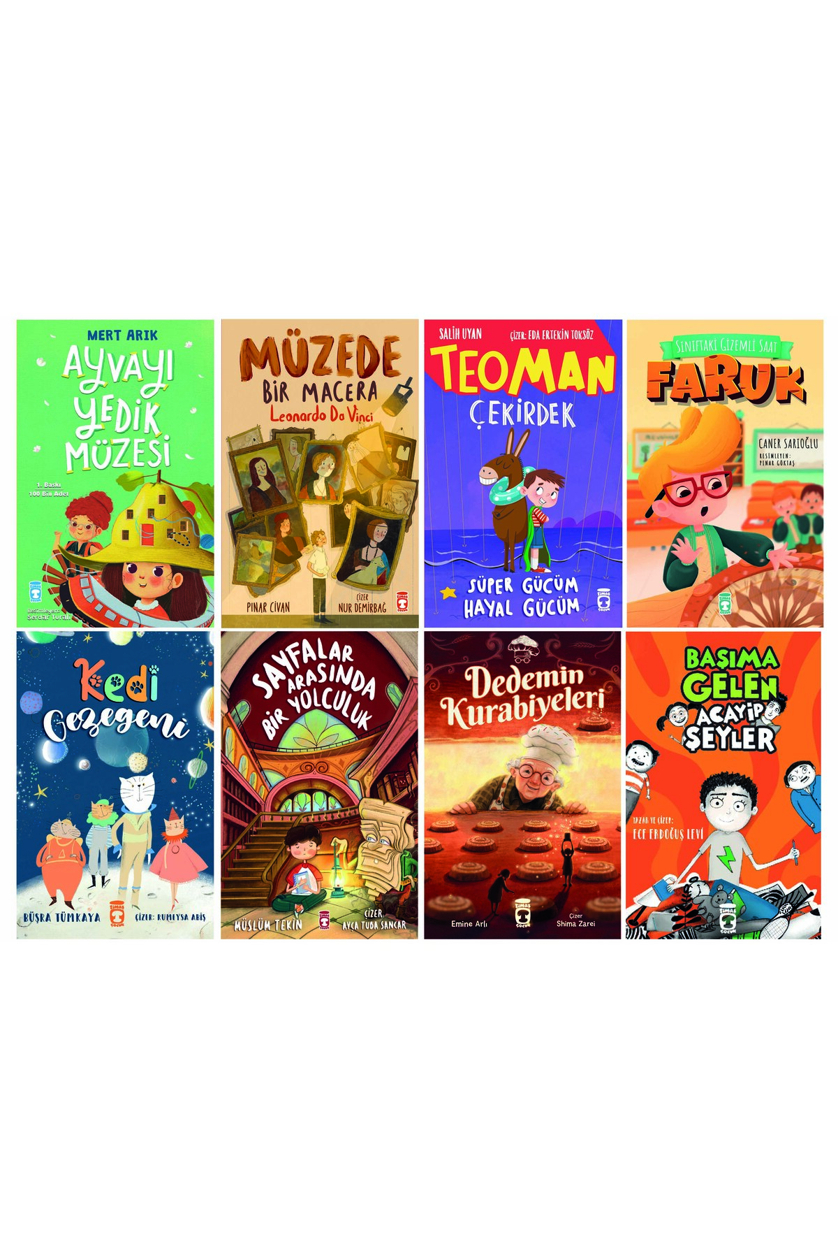 Timaş Çocuk 2.3.4. Sınıf Okuma Kitapları 8 Kitap Ayvayı Yedik Müzesi ...