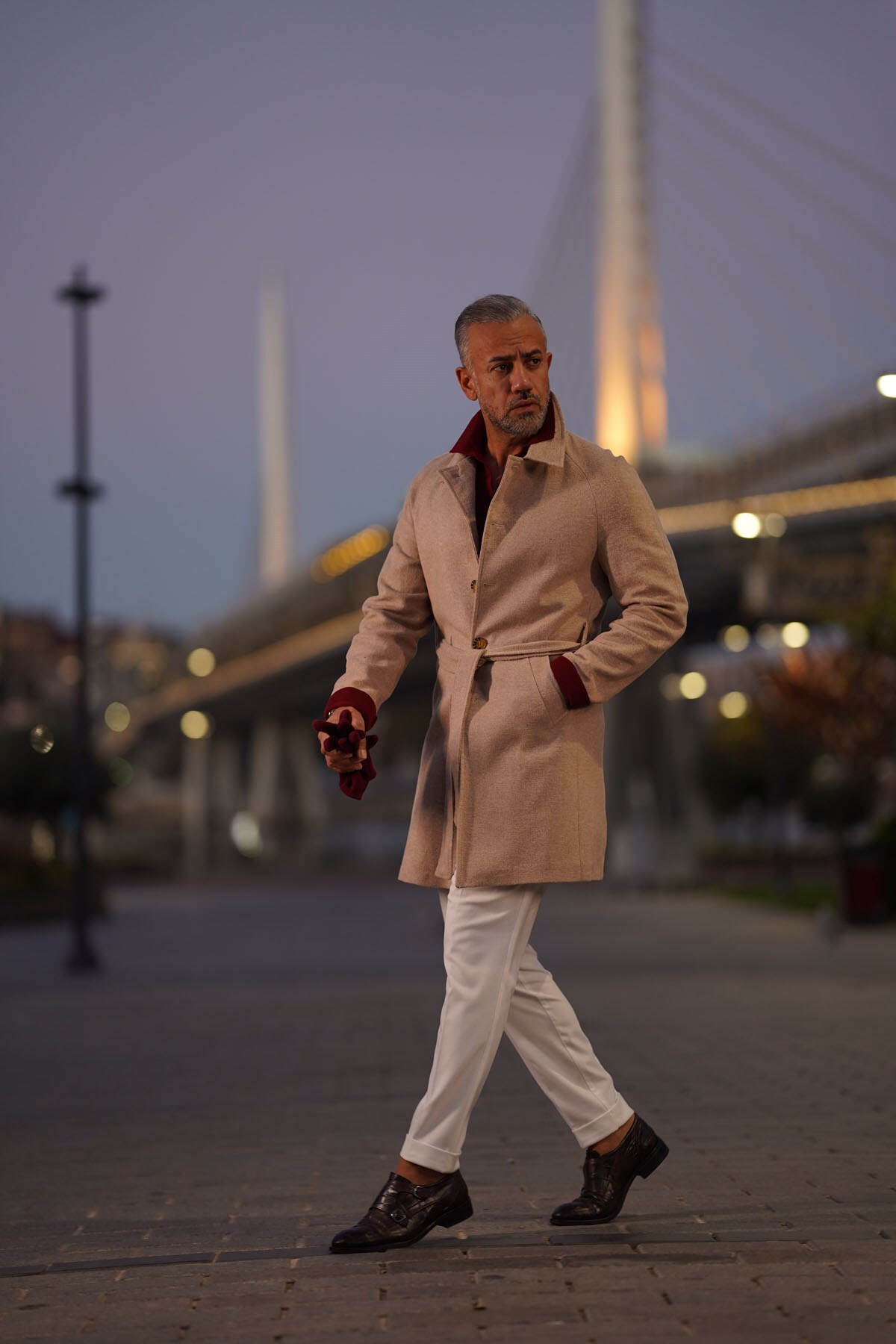 Fc Plus Vizon Reglan Kol Berberi Yaka Kaşe Kaban Slim Fit Fiyatı, Yorumları - Trendyol