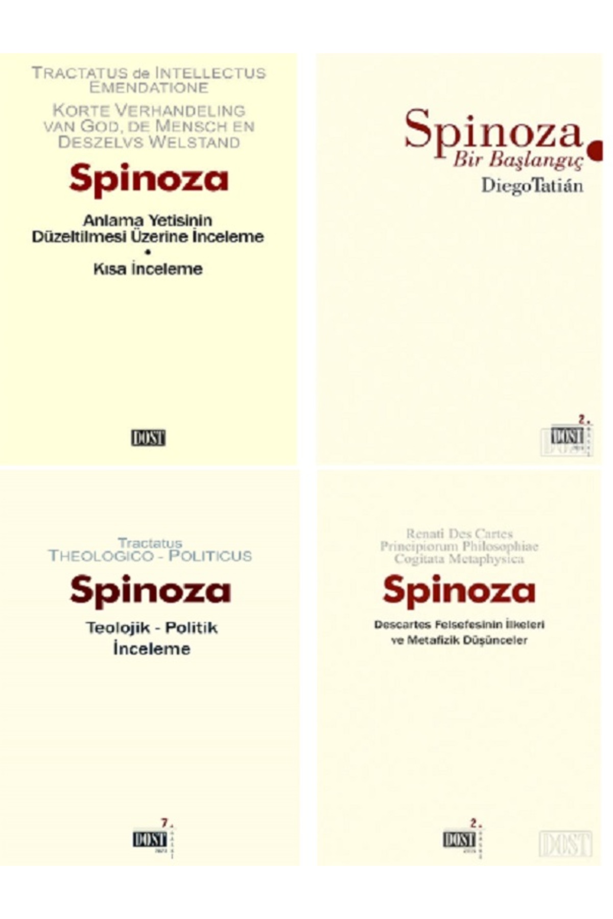 Dost Kitabevi Yayınları Anlama Yetisinin Düzeltilmesi Üzerine İnceleme - Teolojik Politik ...