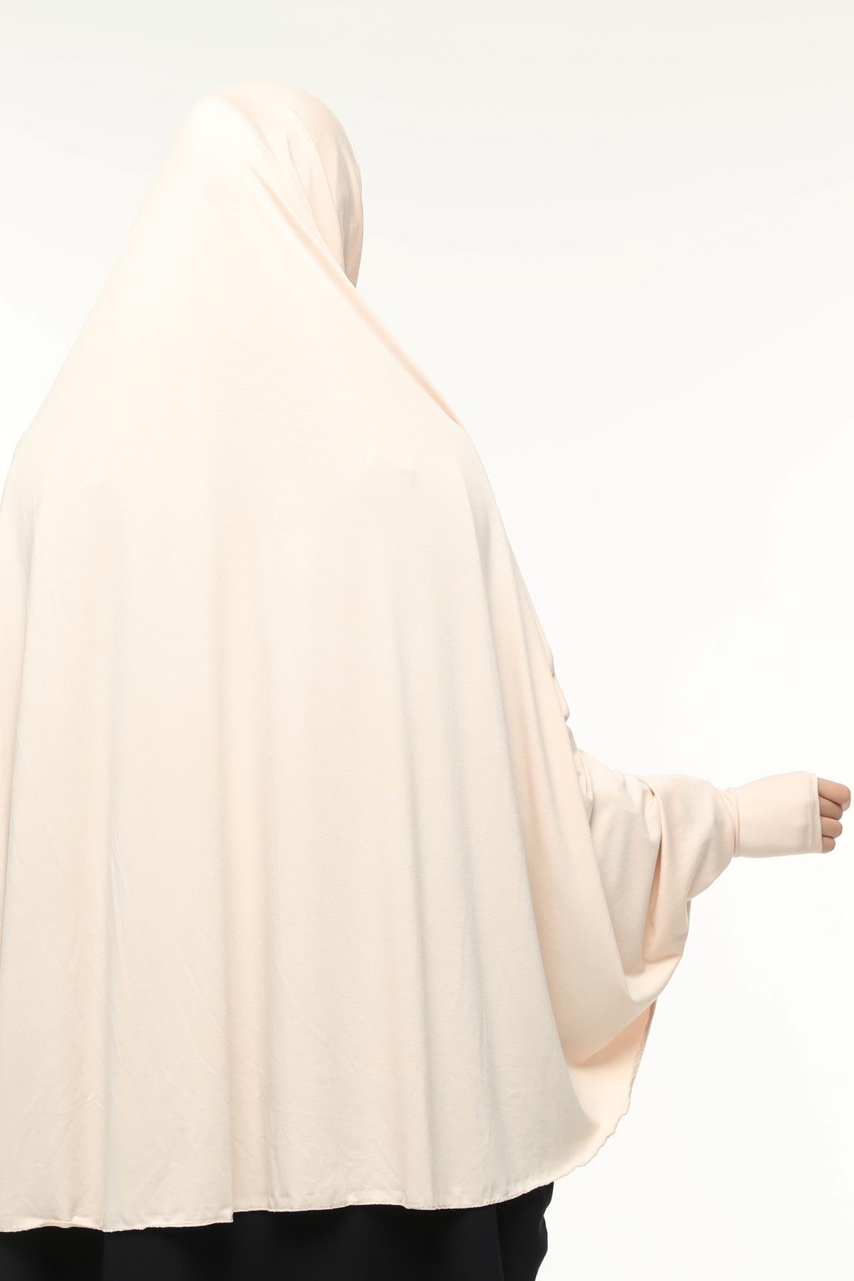 Altobeh Kollu Sufle Çarşaf Üstü Peçeli Pratik Tesettür Hijab - Nikaplı ...