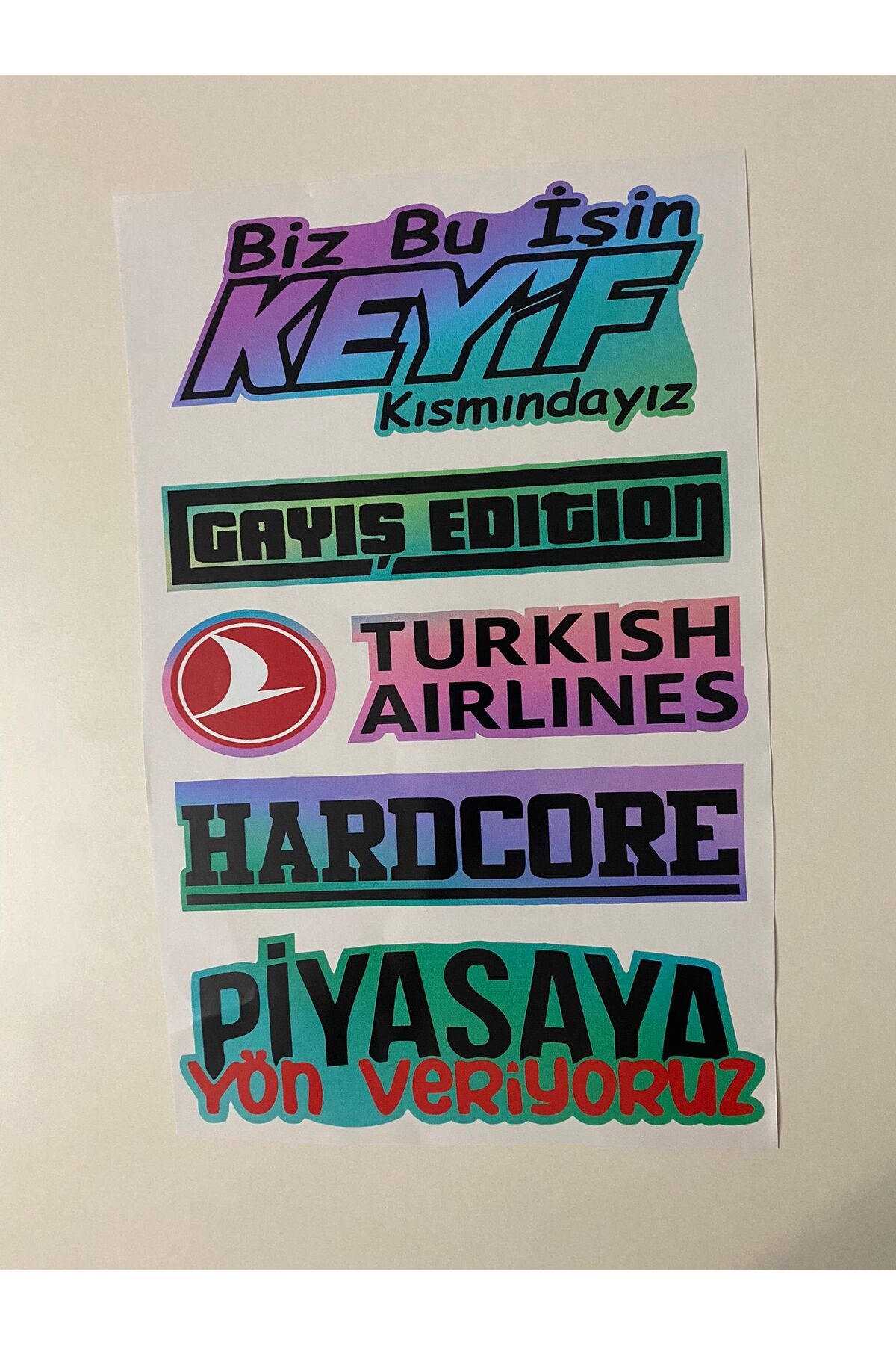 Green Otomotiv Fosforlu Oto Arka Cam Sticker 30 x 19 cm - Fiyatı, Yorumları