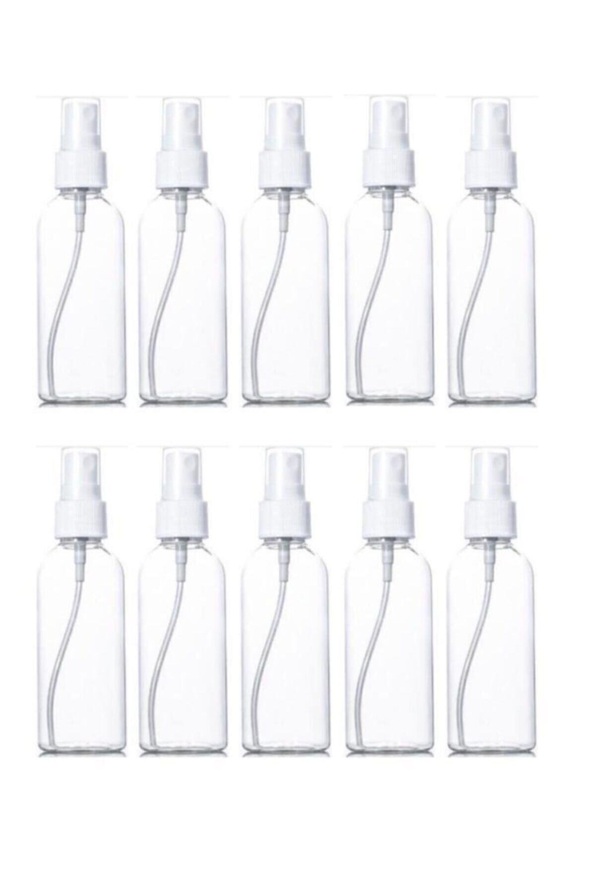 mrtbilisim 100 Ml Boş Sprey Pet Şişe 10 Adet Boş Kolonyo Şişesi Boş ...