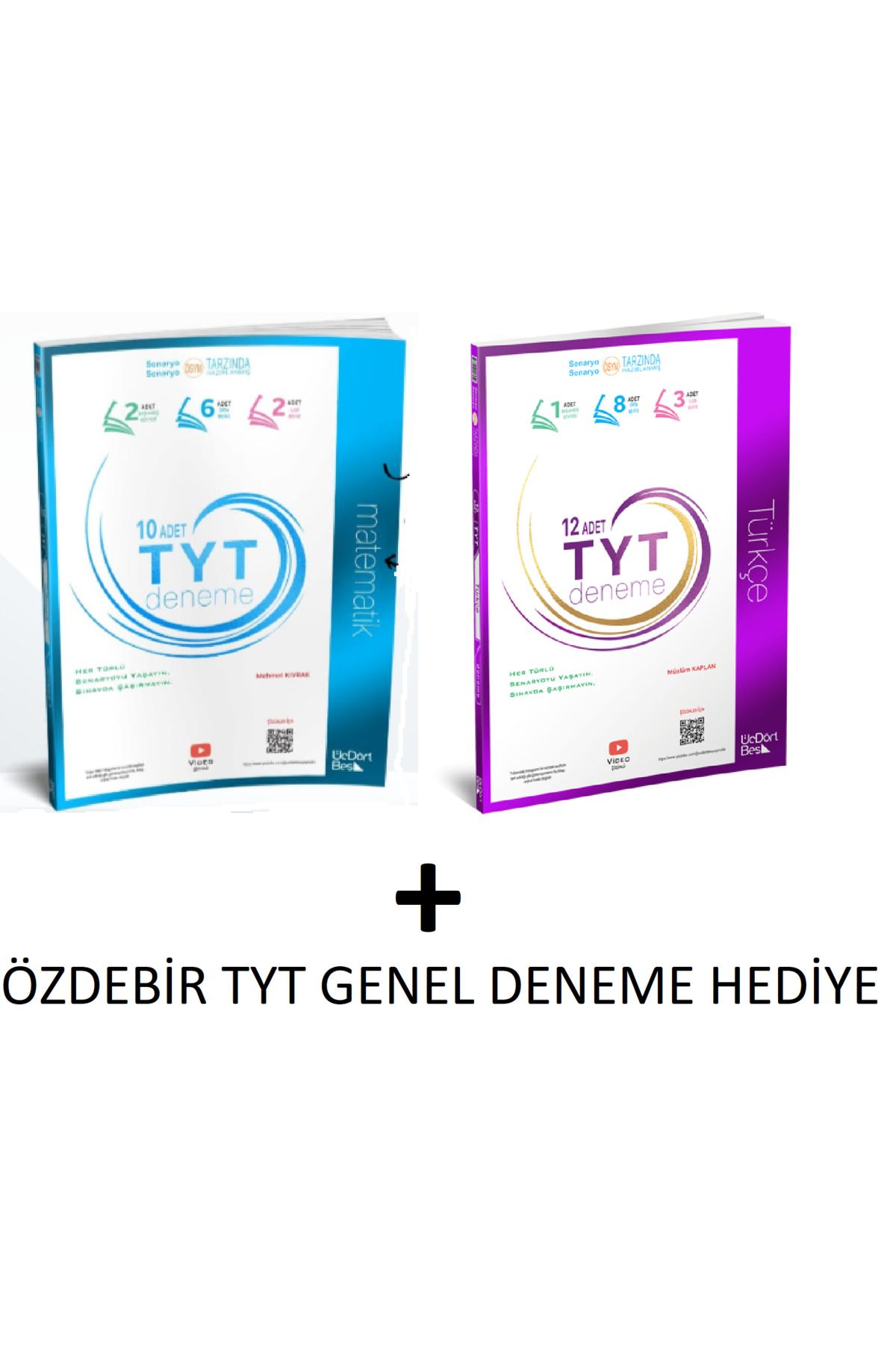 345 YAYINLARI 345 Üç Dört Beş Yayınları 2023-2024 TYT Matematik 10 lu ...