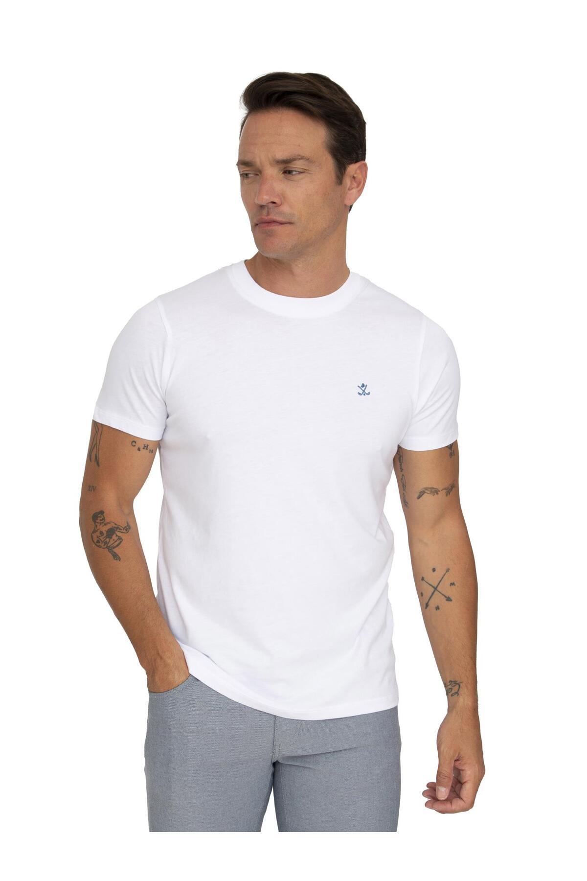 Sir Raymond Tailor Sı1582223 - Beyaz %50 Pamuk %50 Modal Erkek Mavi ...