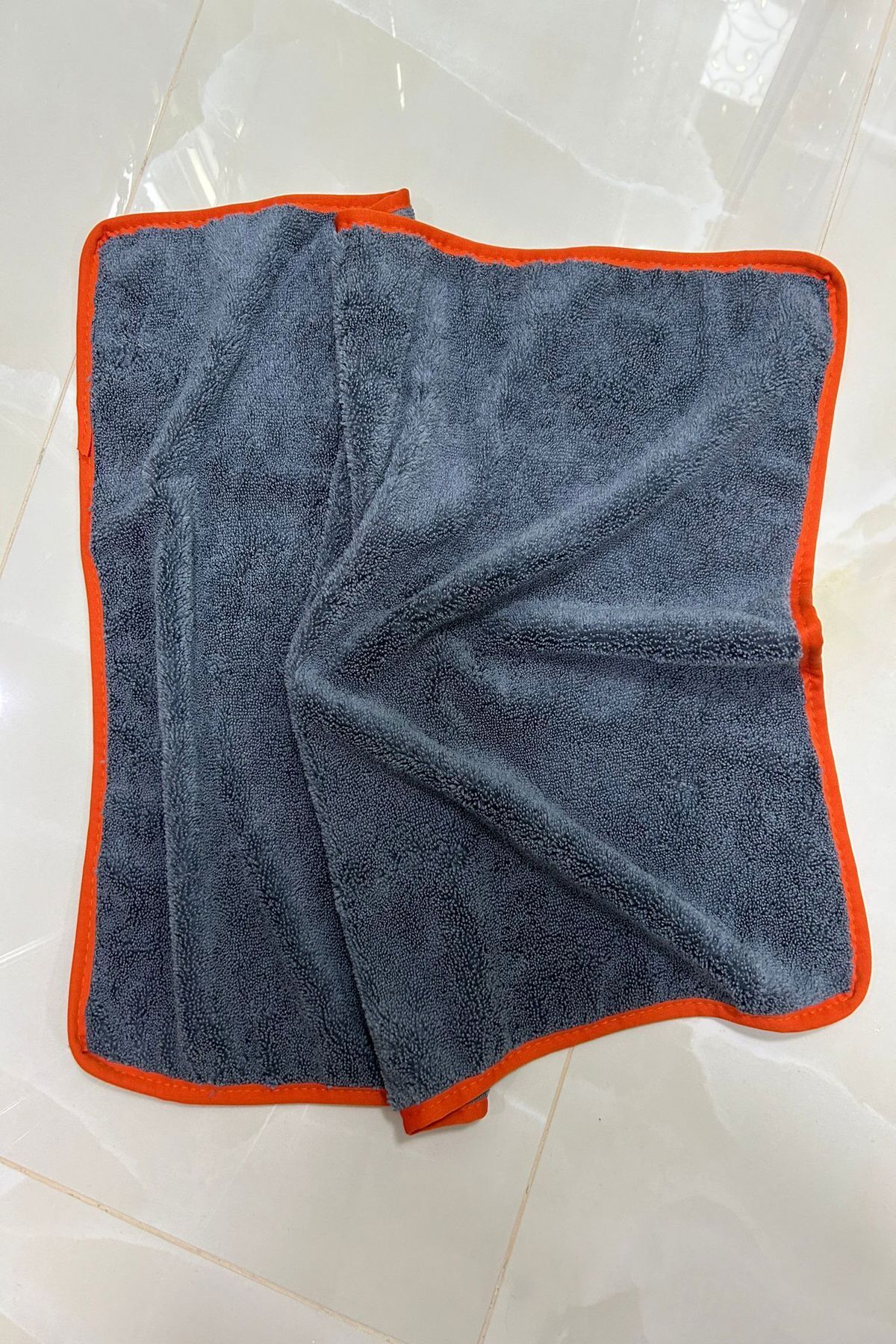 Fine Clean ( 1 Adet ) Turuncu Biyeli Mikrofiber Yer , Duvar Fayans ...