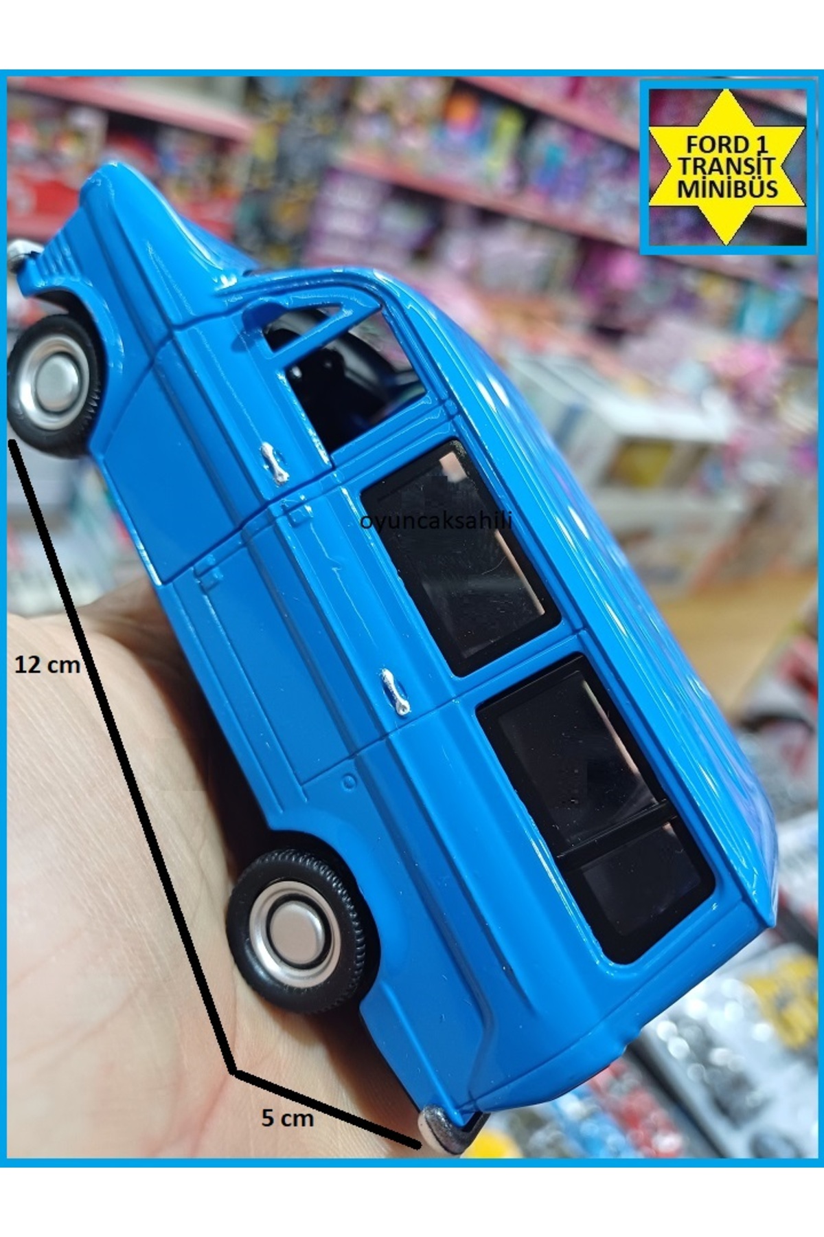 OYUNCAKSAHİLİ Ford Mark 1 Transit 1969 Tarz Minibüs Nostalji Metal Kapı ...