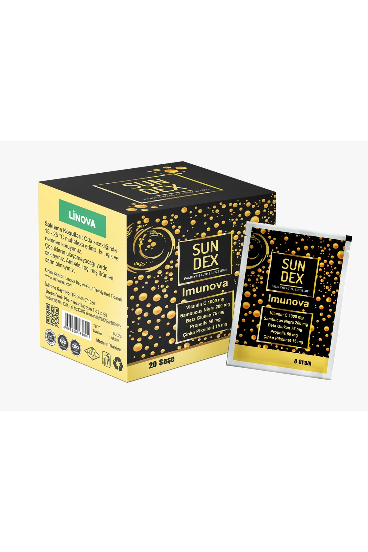Sun Dex Family Health Since 2021 Imunova Vitamin C, Sambucus Nigra ...