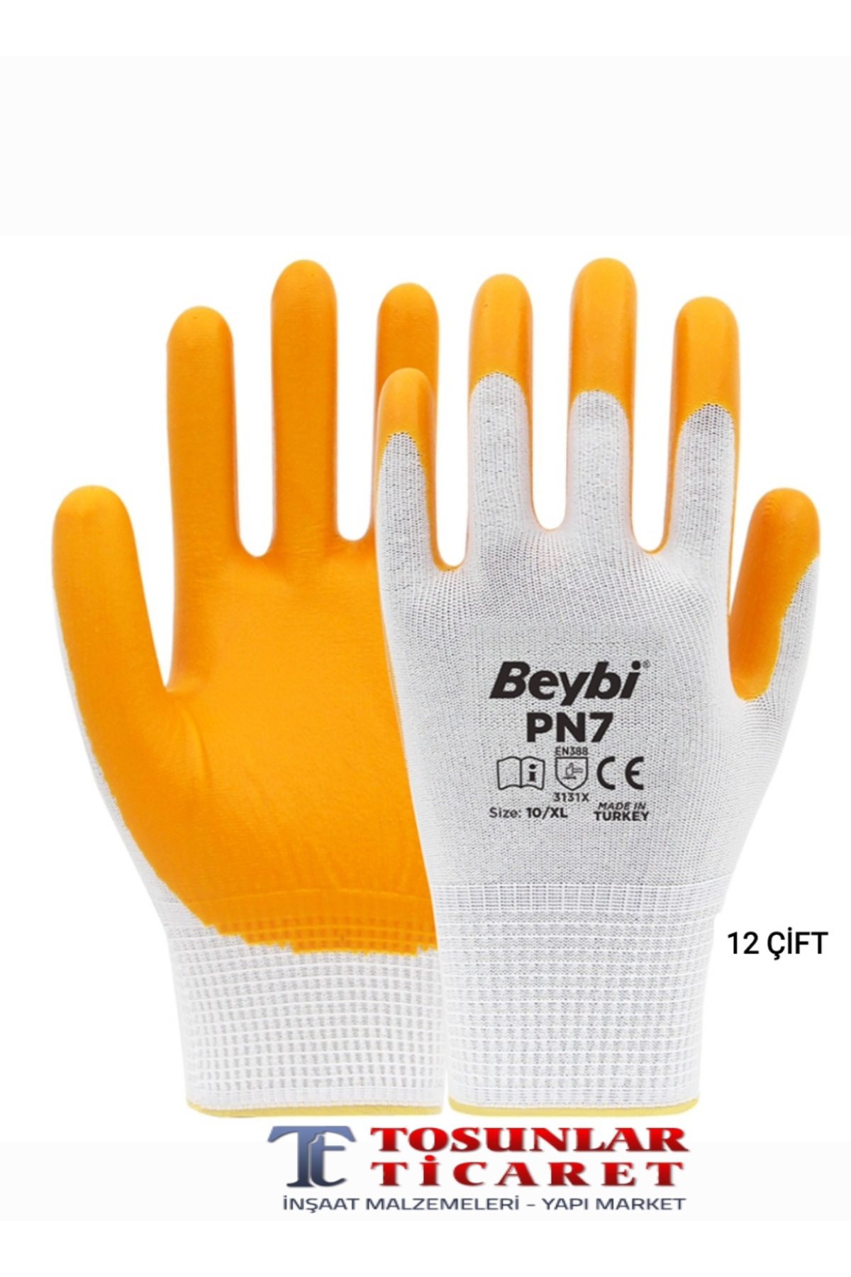 BEYBİ BEYBİ PN7 NİTRİL ELDİVEN 10 NUMARA 12 ÇİFT - Fiyatı, Yorumları