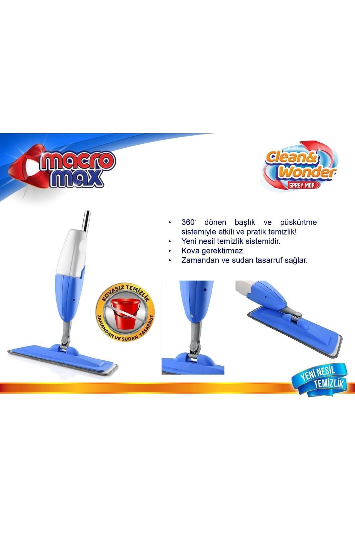 TURKGRUP Macro Max Clean&Crystal Sprey Mop - Fiyatı, Yorumları