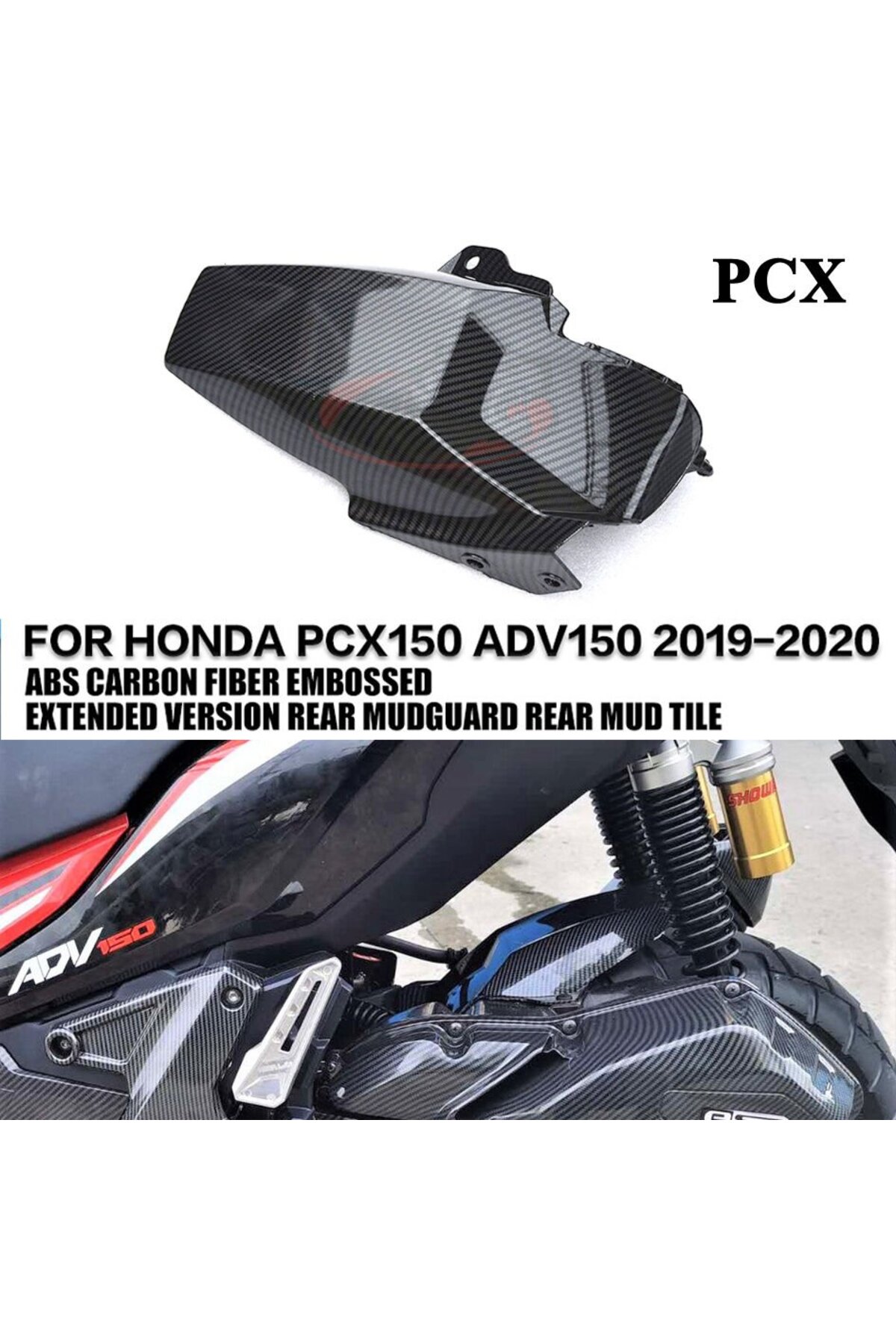 YSGMOTOPARTS Honda PCX 125 150 2018-2021 Uyumlu Sıyırıcı İç Çamurluk ...