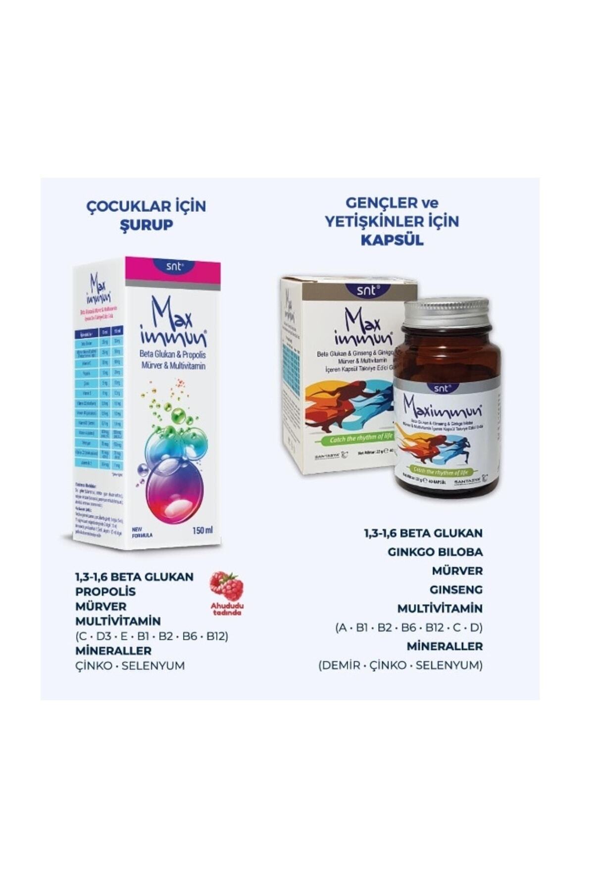 Max İmmun Max immun Multivitamin Şurup 150 ml + Multivitamin Takviye ...