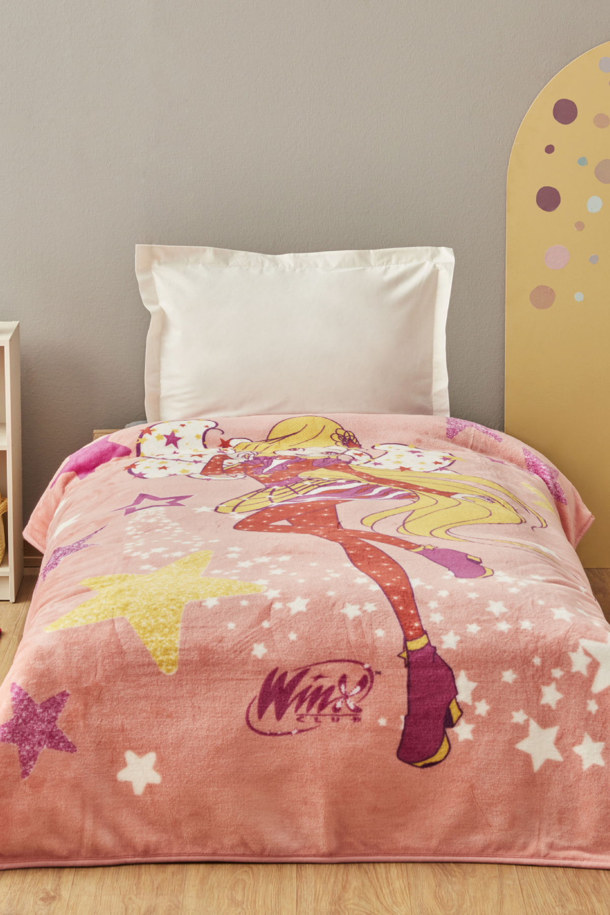 Winx Single Blanket - Pink - Cartoon hero
