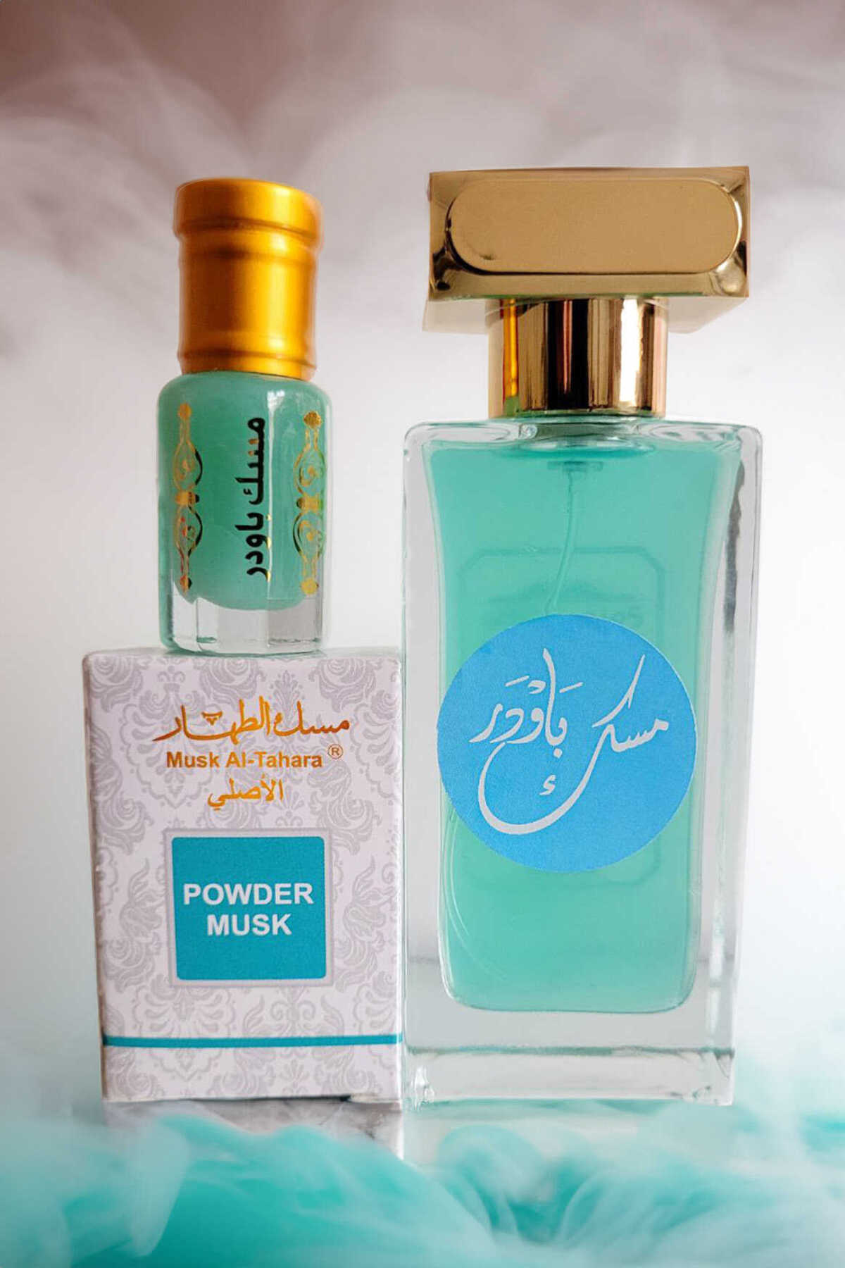 MUSK AL TAHARA Powder misk seti (Parfüm 50ml + Powder misk 6ml alkolsüz ...