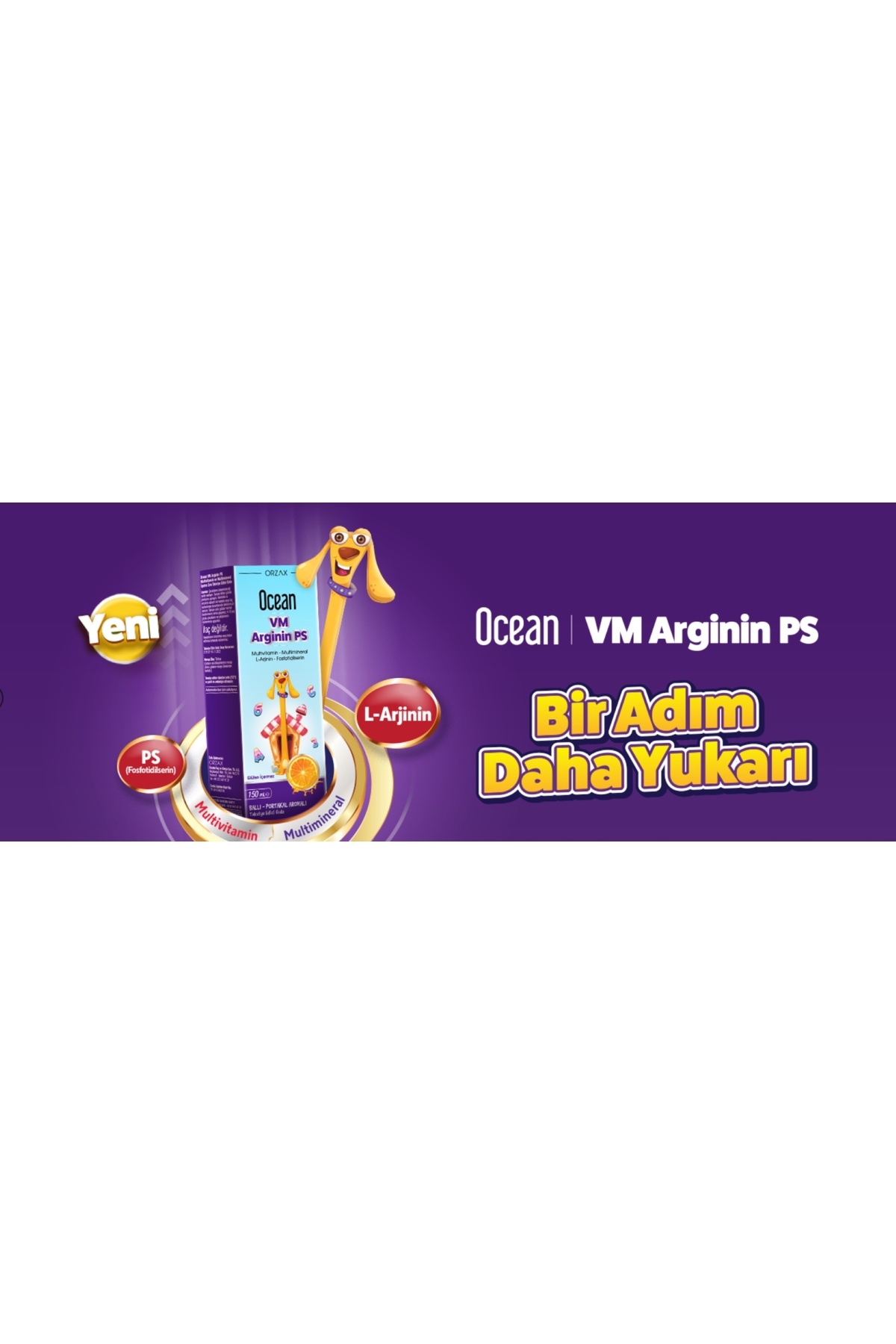 Ocean VM ARGİNİN PS BOY UZAMA BÜYÜME GELİŞME İÇİN ARJİNİN İÇEREN ŞURUP ...
